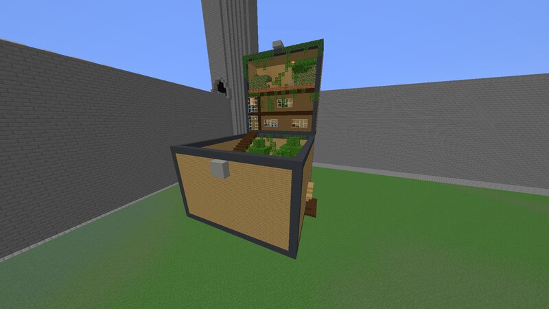 chest house Minecraft Map