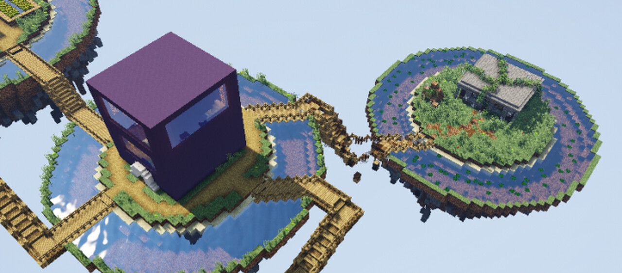 Sky world Minecraft Map