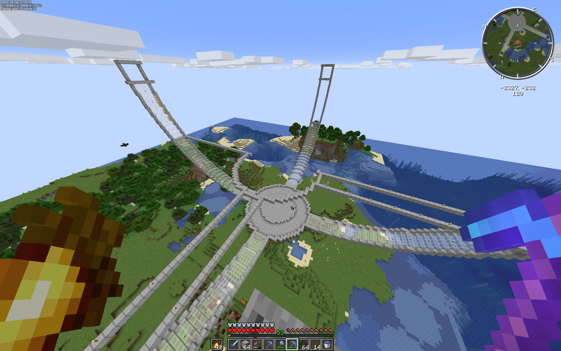 The Plato megabase Minecraft Map