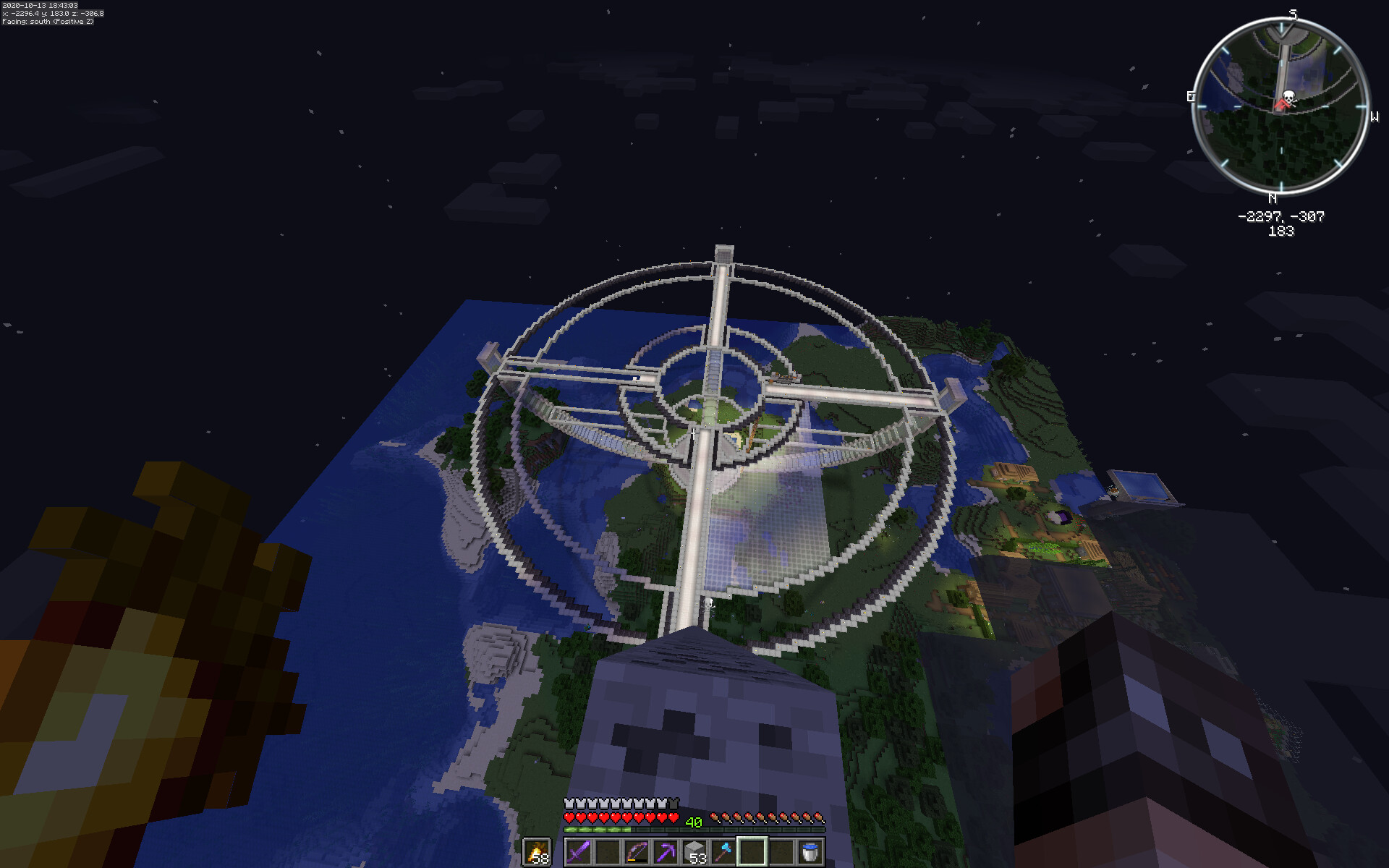 The Plato megabase Minecraft Map