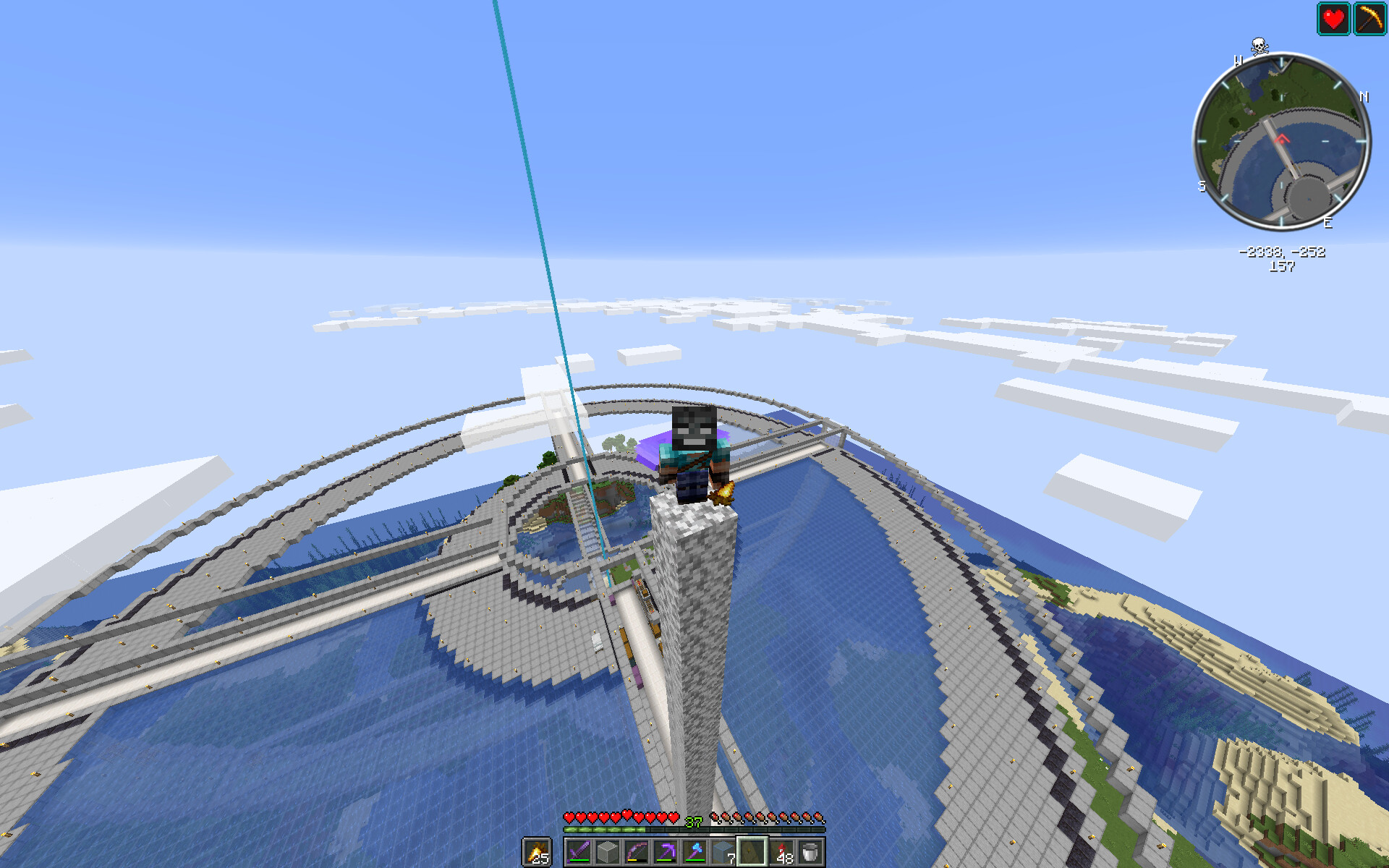 The Plato megabase Minecraft Map