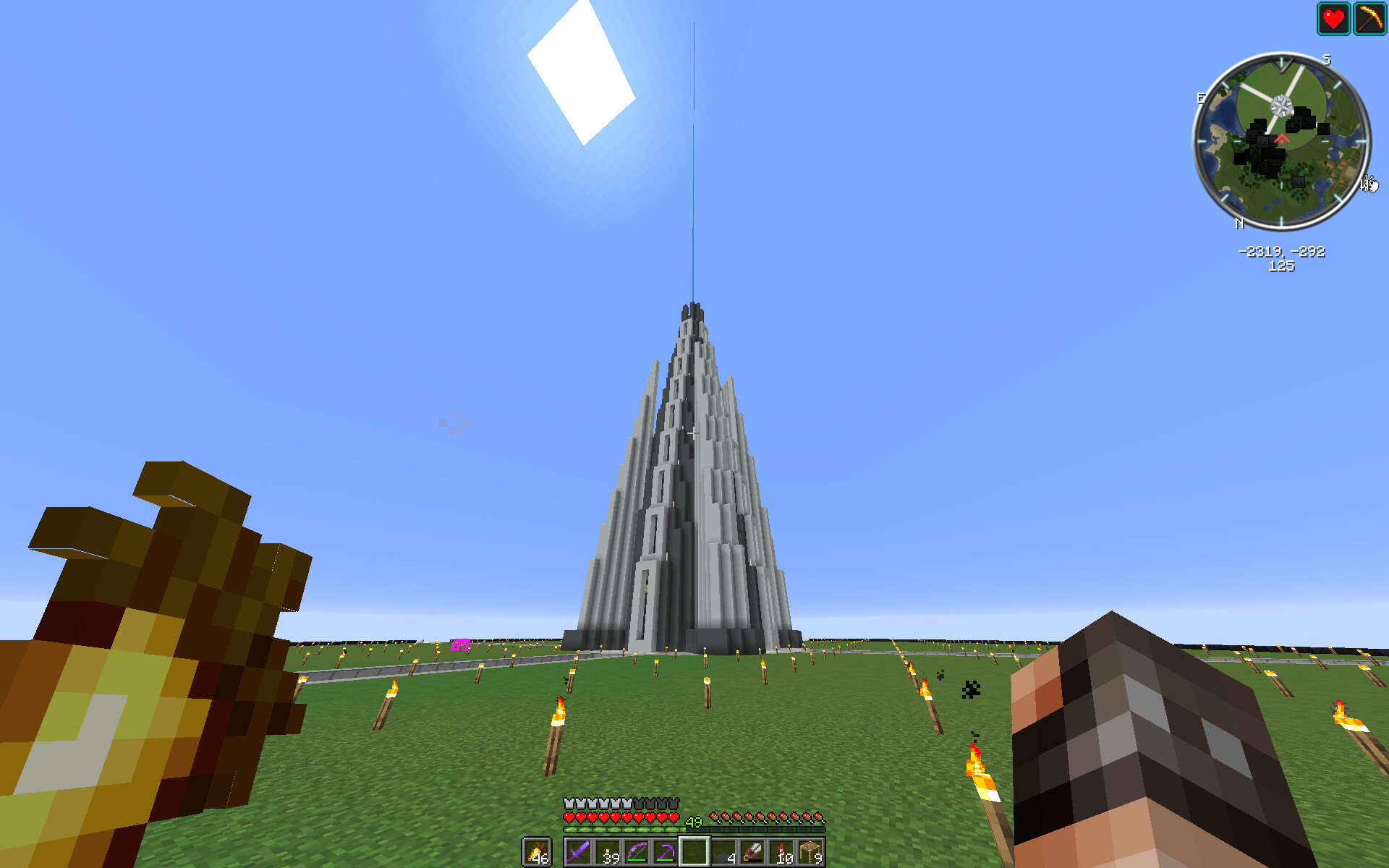 The Plato megabase Minecraft Map