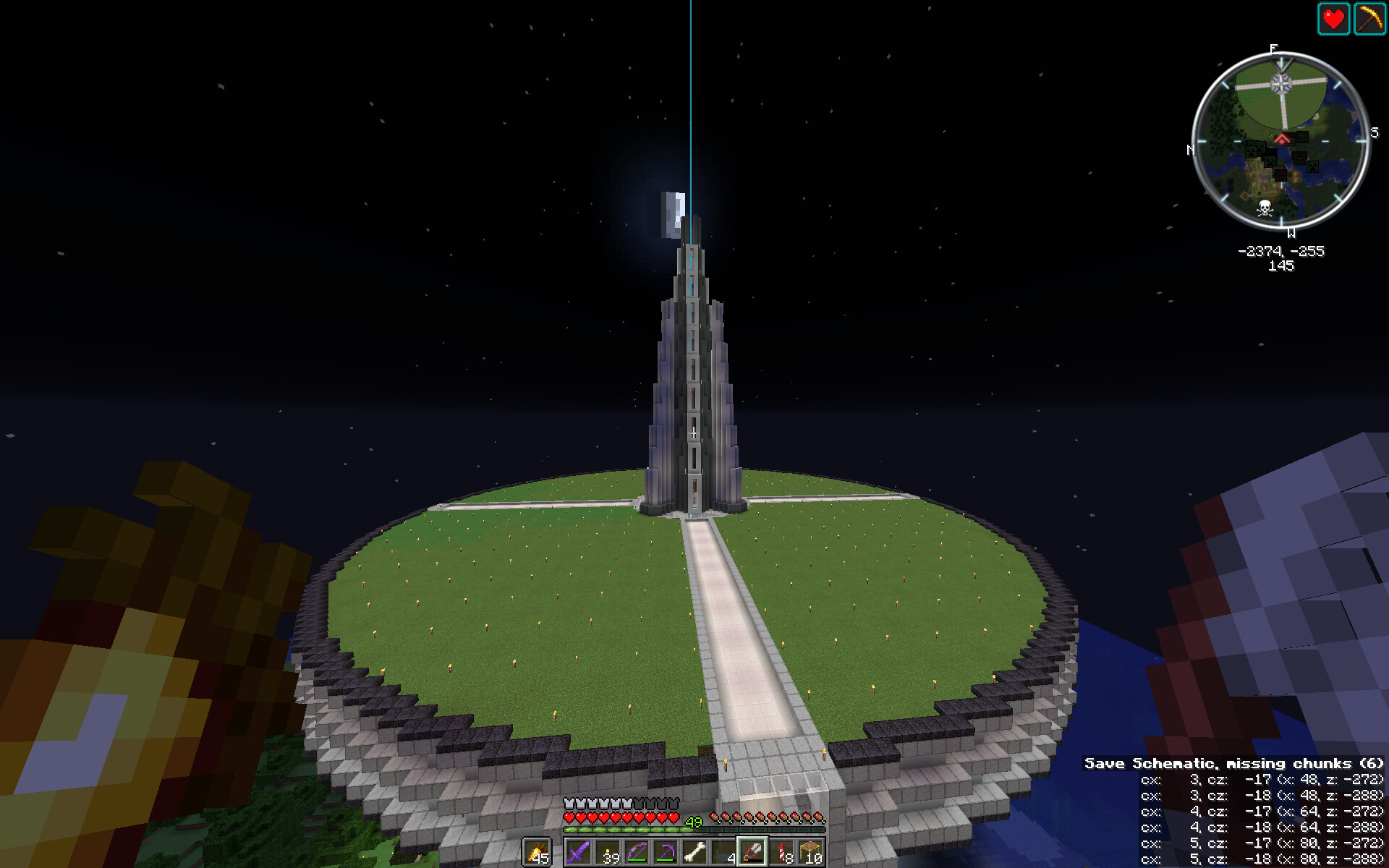 The Plato megabase Minecraft Map