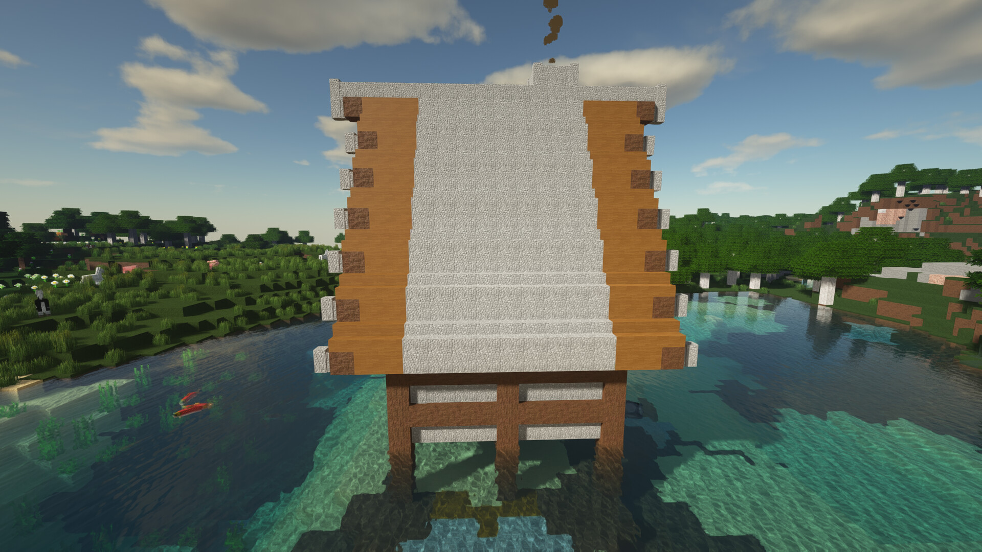 Medieval River House Minecraft Map