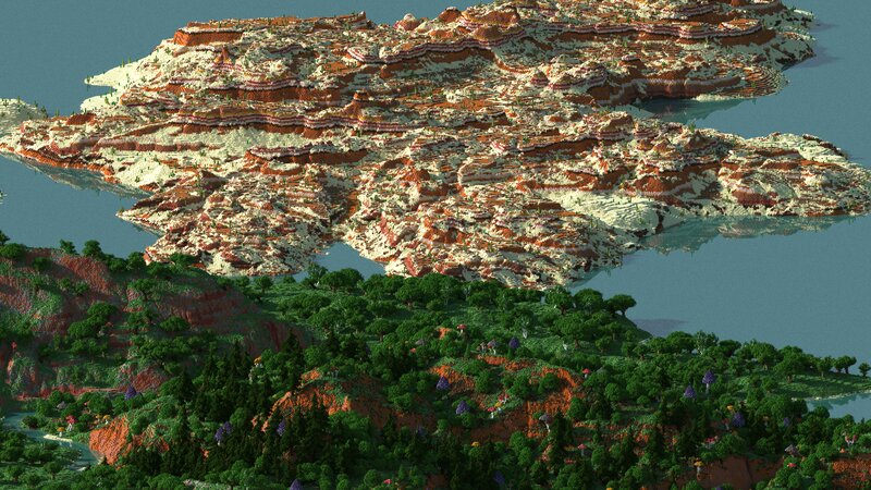 Foreword - 5000x5000 | Landscape Map 1.17 Minecraft Map