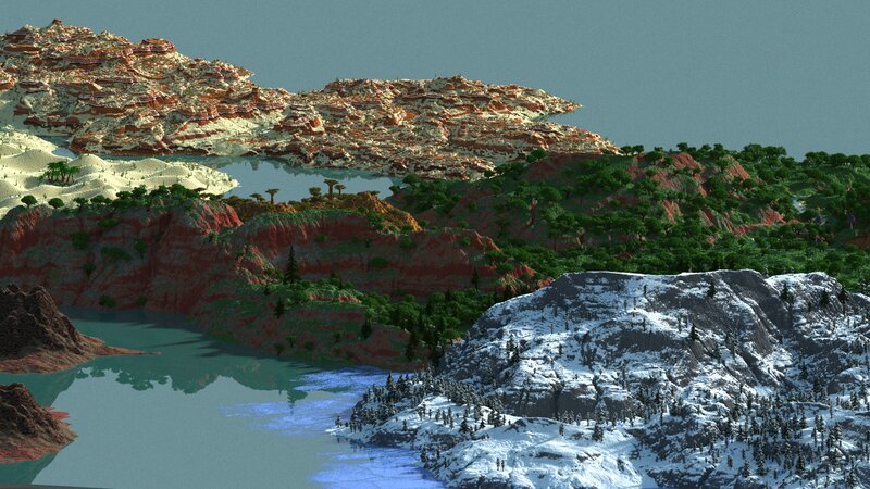 Foreword - 5000x5000 | Landscape Map 1.17 Minecraft Map