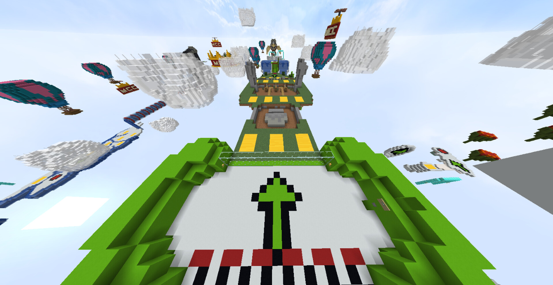 Ace Race: Clouds Map - Recreation (IMPROVED) | MCC | Agnor Minecraft Map