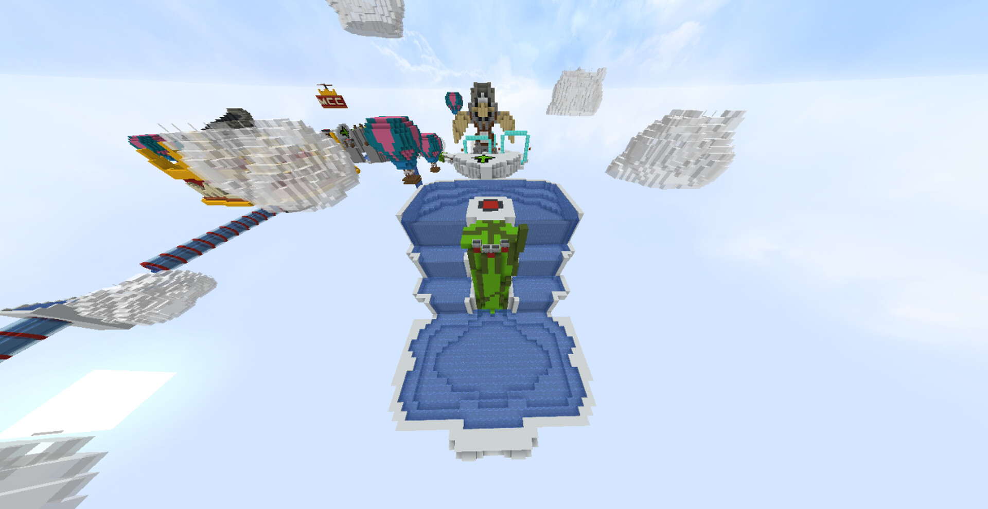 Ace Race: Clouds Map - Recreation (IMPROVED) | MCC | Agnor Minecraft Map