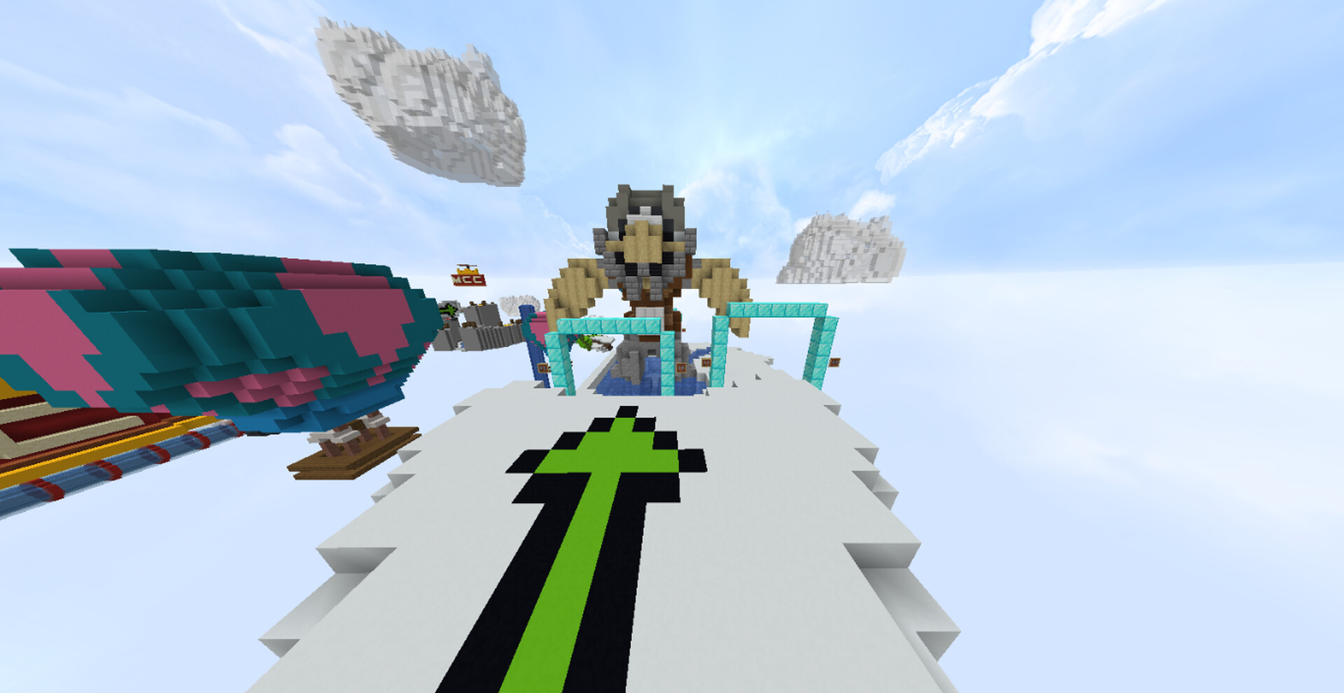 Ace Race: Clouds Map - Recreation (IMPROVED) | MCC | Agnor Minecraft Map