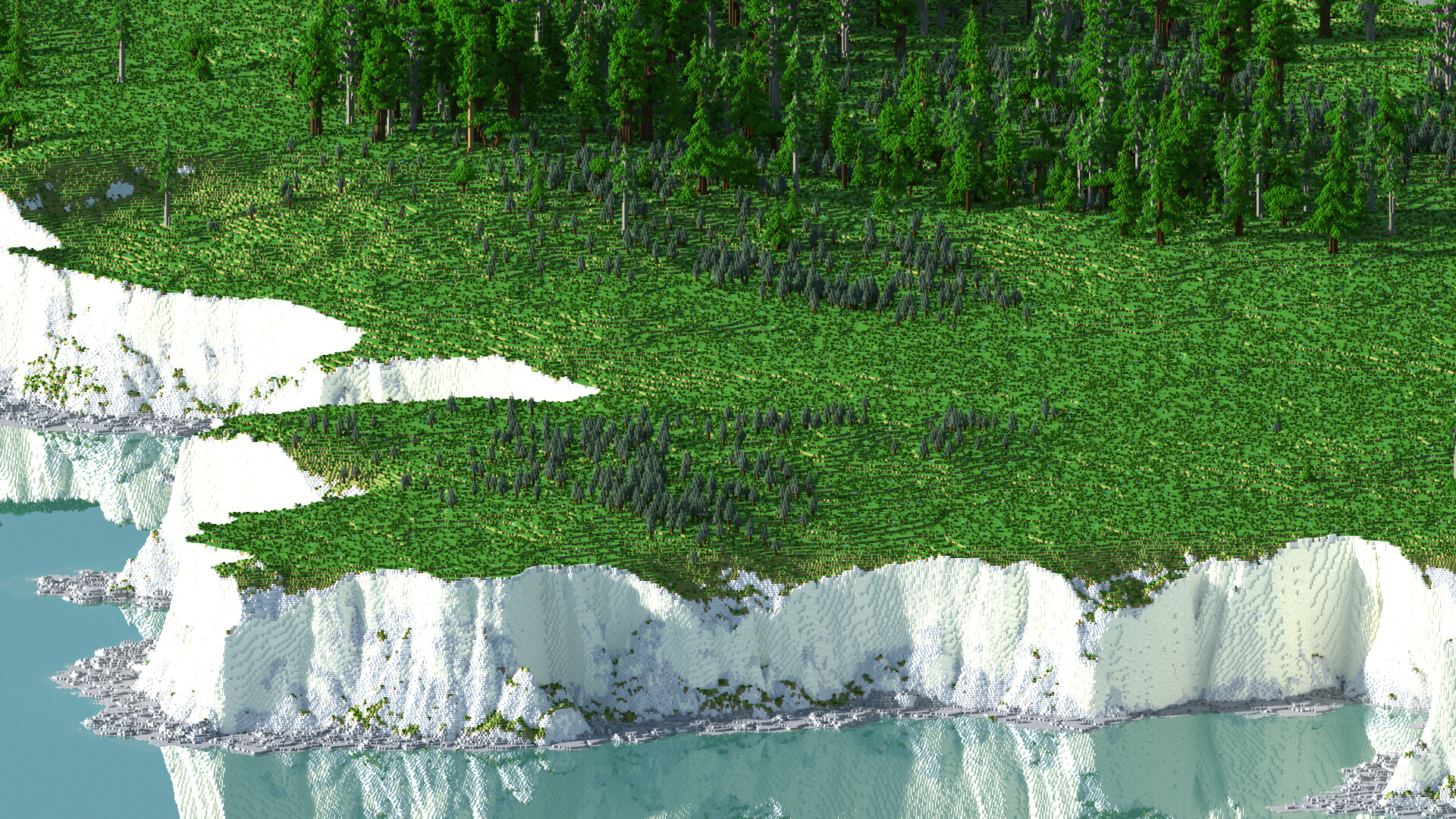 Cream Cliff - 5000x5000 | Landscape Map 1.16 Minecraft Map