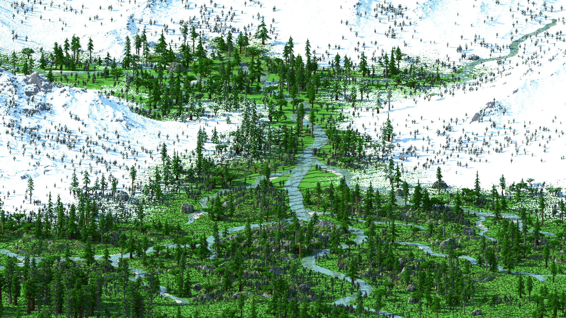 Cream Cliff - 5000x5000 | Landscape Map 1.16 Minecraft Map