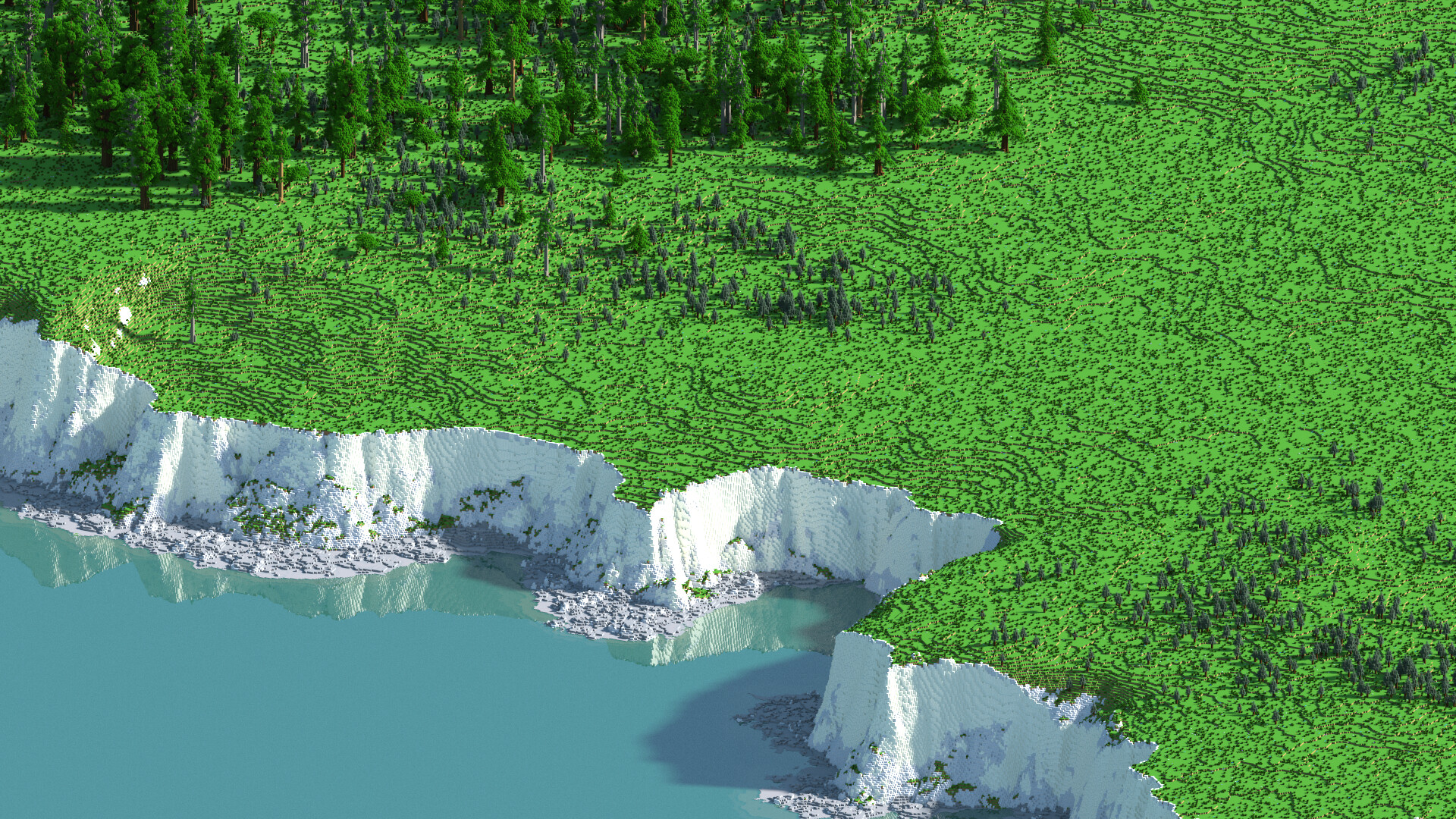 Cream Cliff - 5000x5000 | Landscape Map 1.16 Minecraft Map