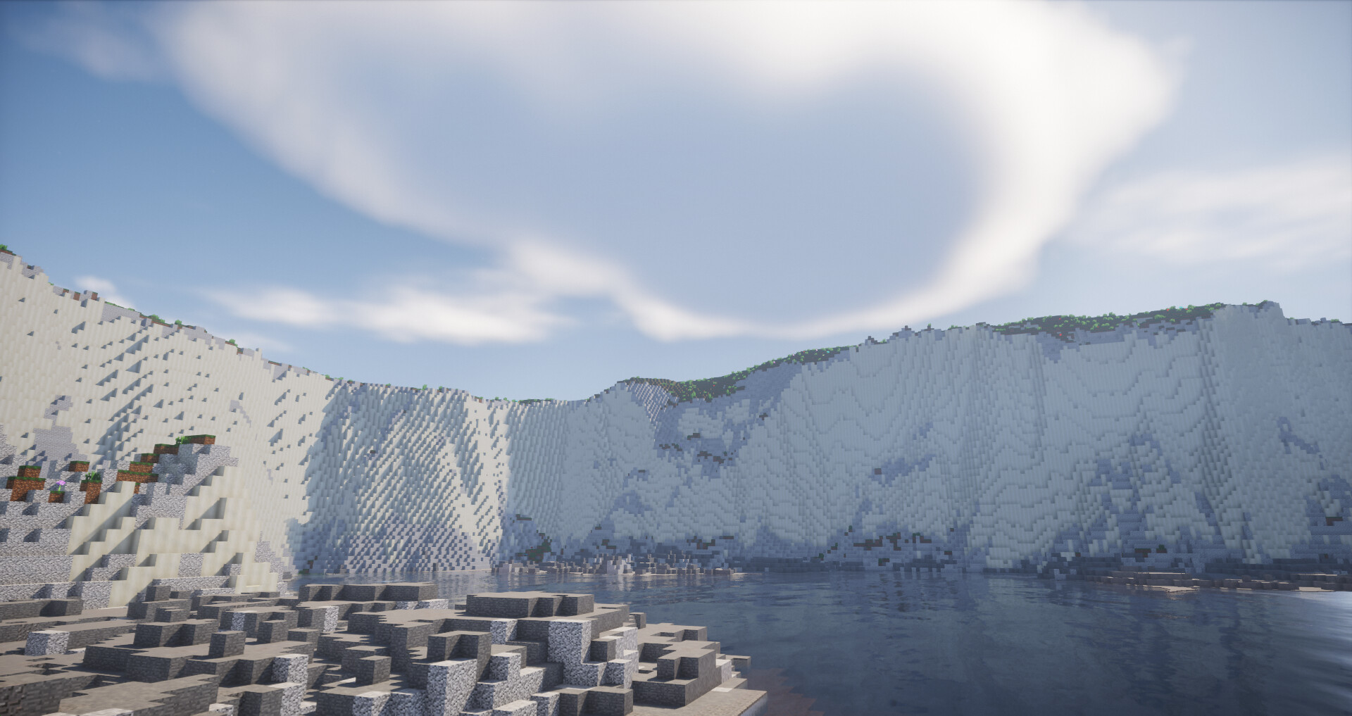 Cream Cliff - 5000x5000 | Landscape Map 1.16 Minecraft Map