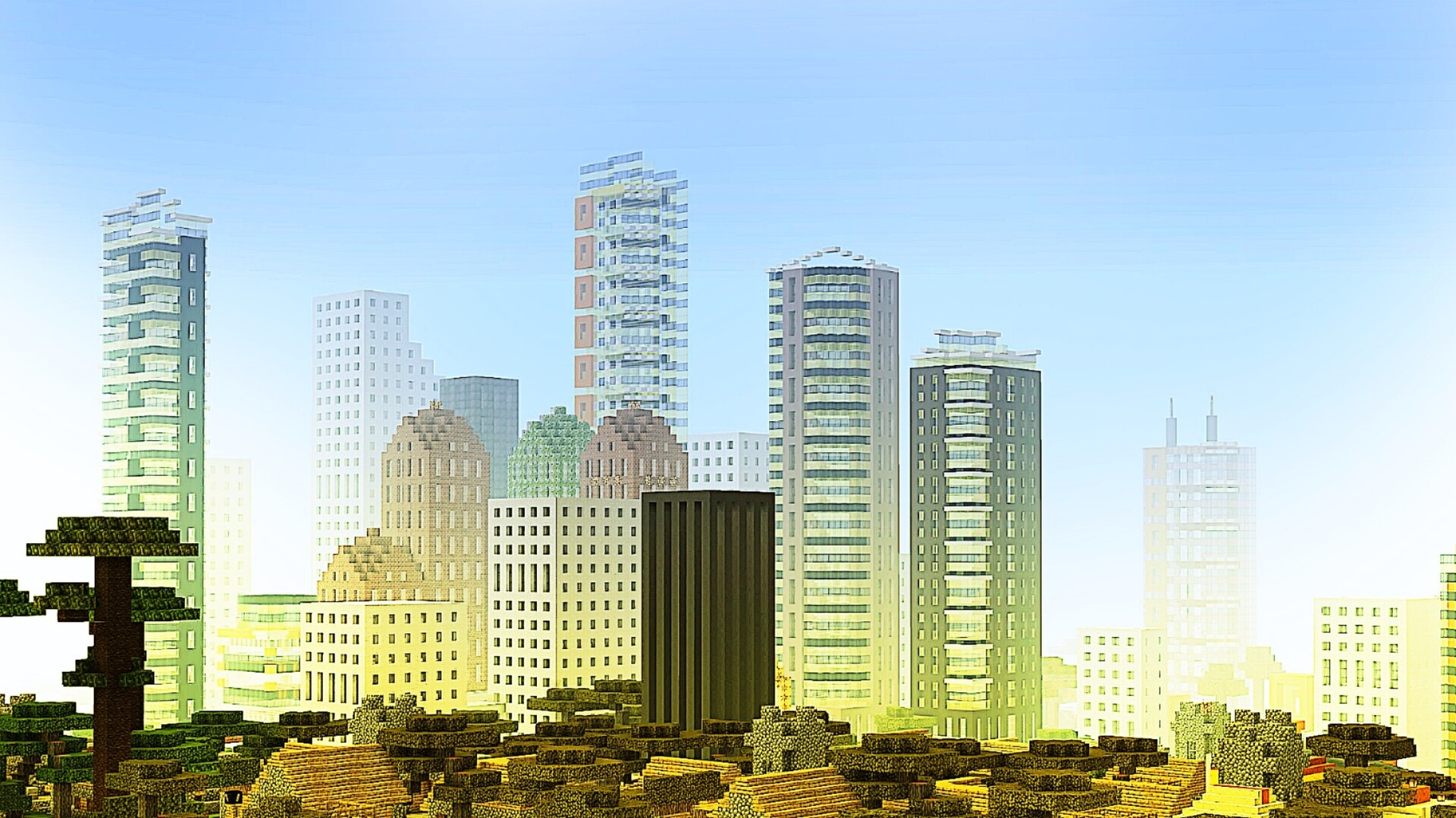Klaxikin (South District) Skyline Country Minecraft Map