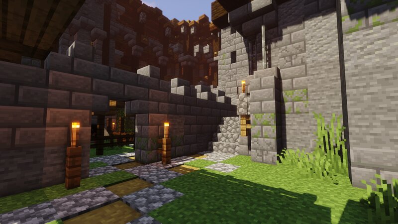 medieval barack - caserne médiévale - mittelalterliche Kaserne ...