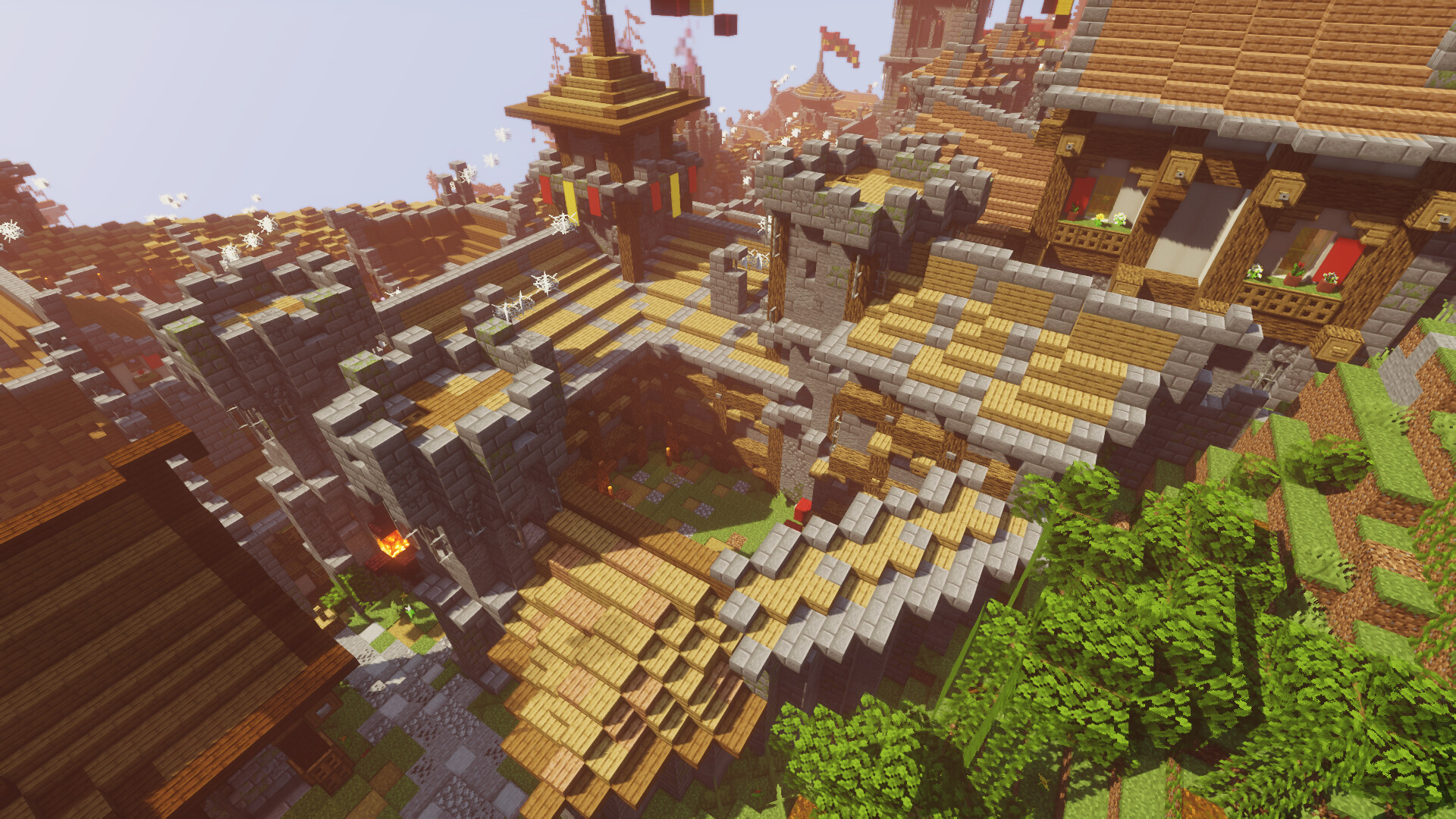 medieval barack - caserne médiévale - mittelalterliche Kaserne ...