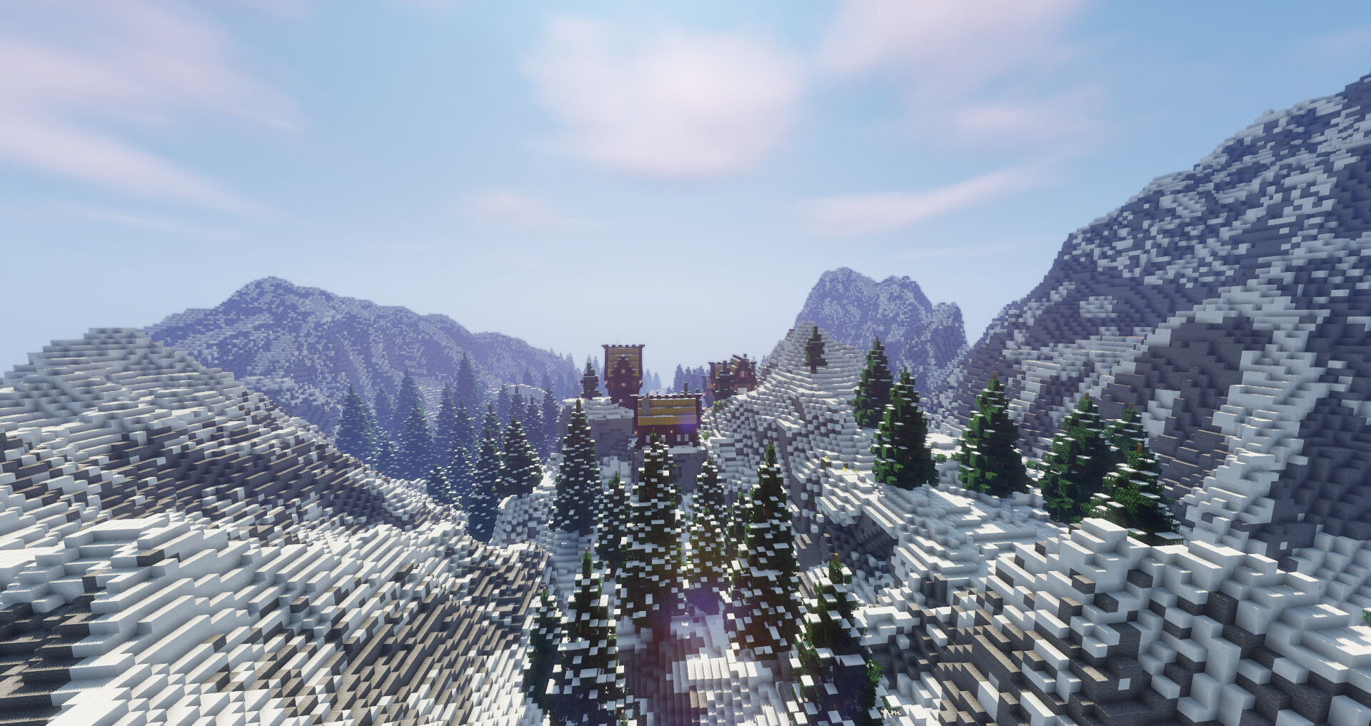 Moutain Village Minecraft Map