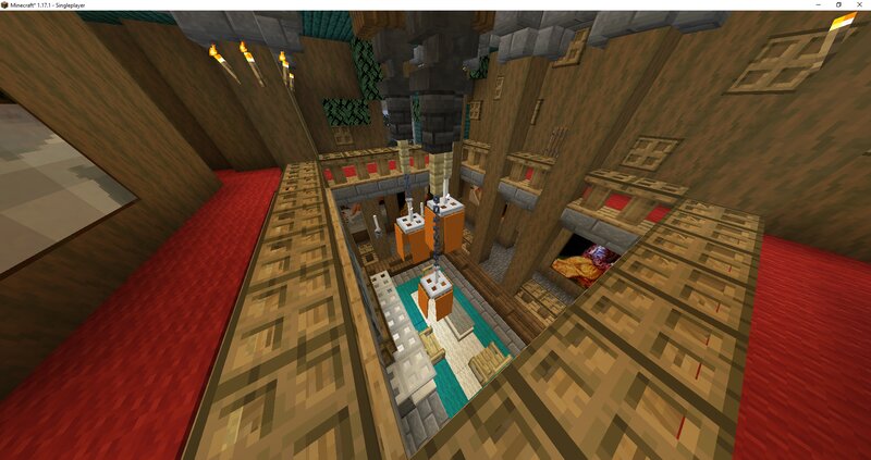 [1. 17. 1] Minecraft Green Castle Minecraft Map