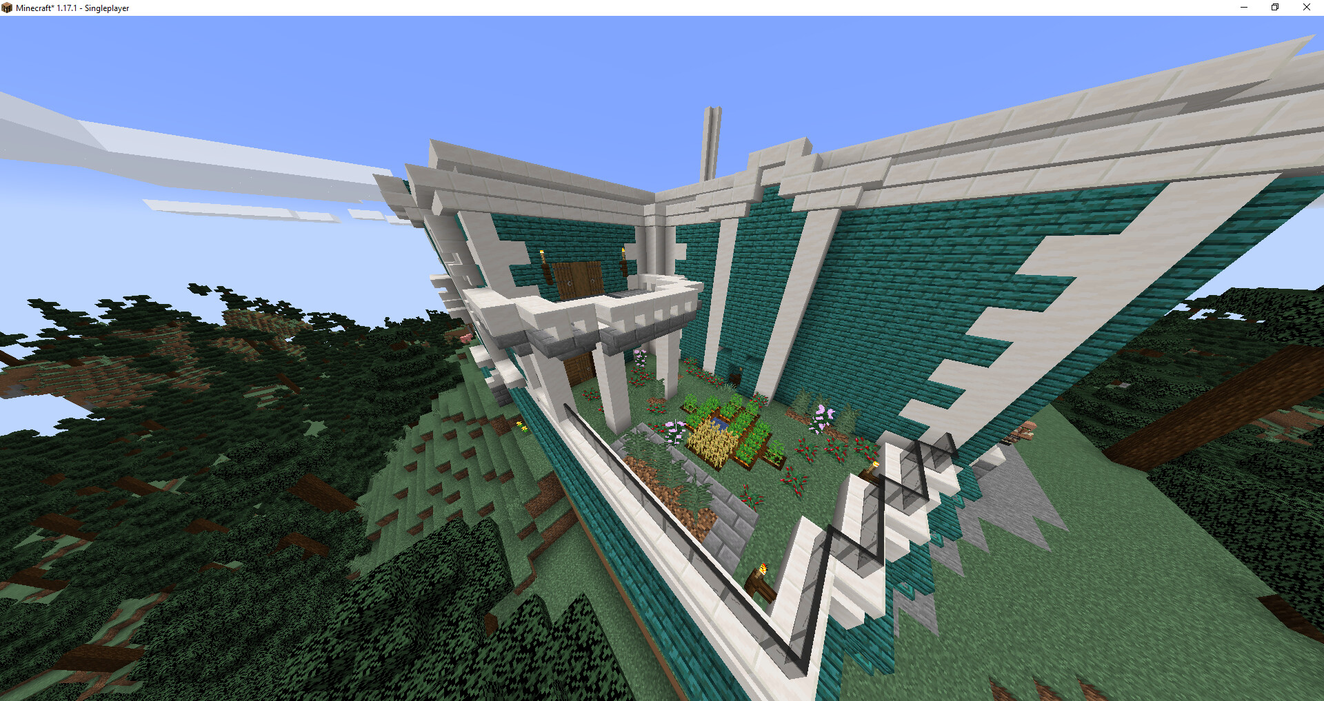 [1. 17. 1] Minecraft Green Castle Minecraft Map