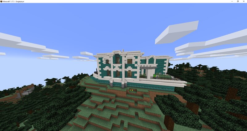 [1. 17. 1] Minecraft Green Castle Minecraft Map