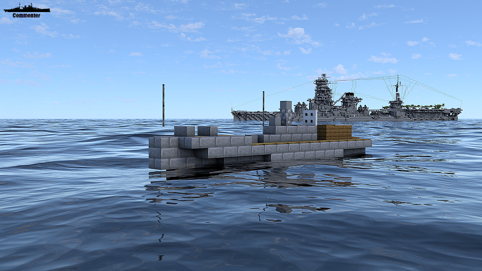 IJN Ise 1:1 Scale (1941, 1942 & 1944) Minecraft Map