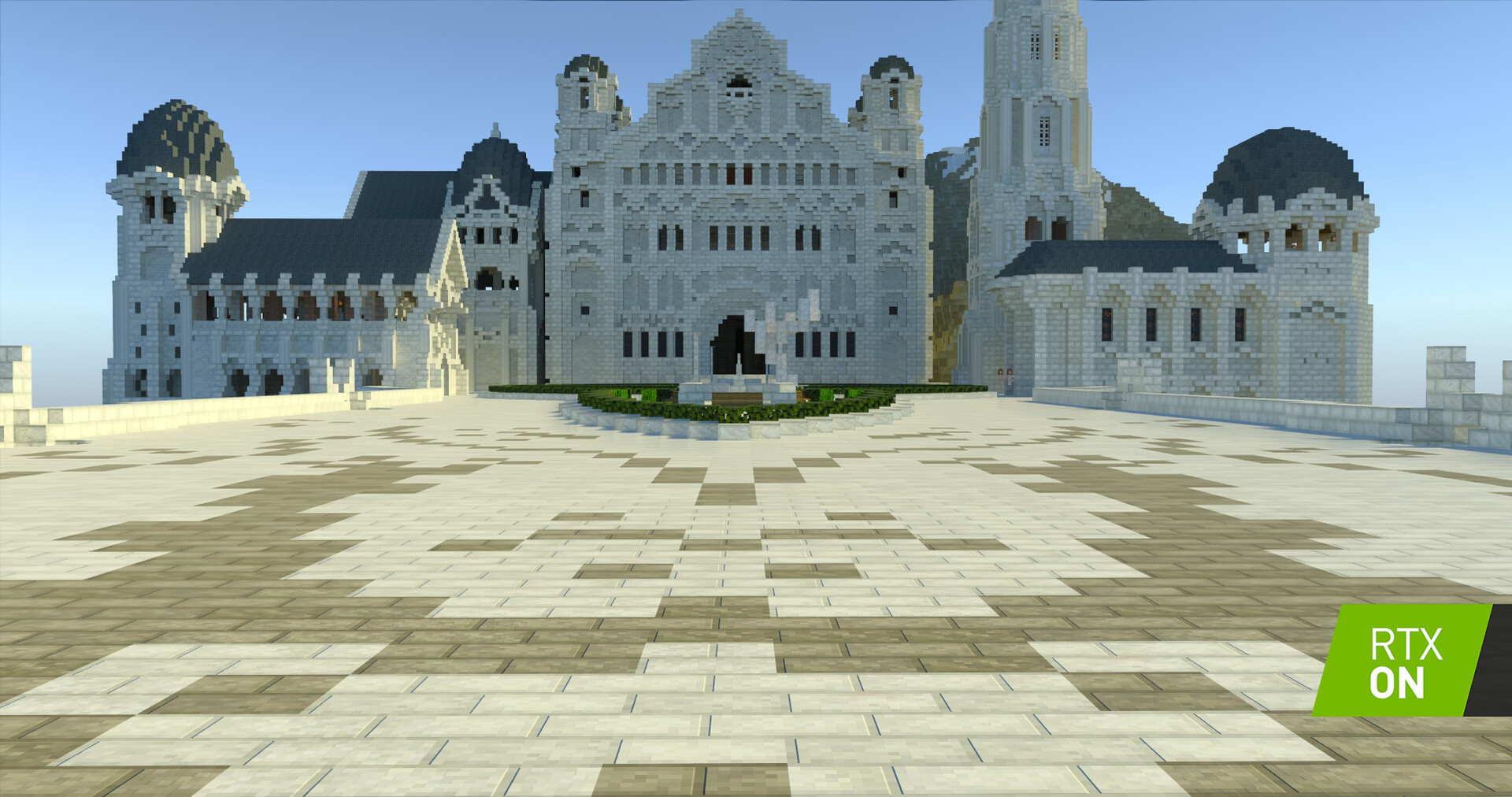 Minecraft with RTX | Minas Tirith by Minecraft Middle-Earth Minecraft Map