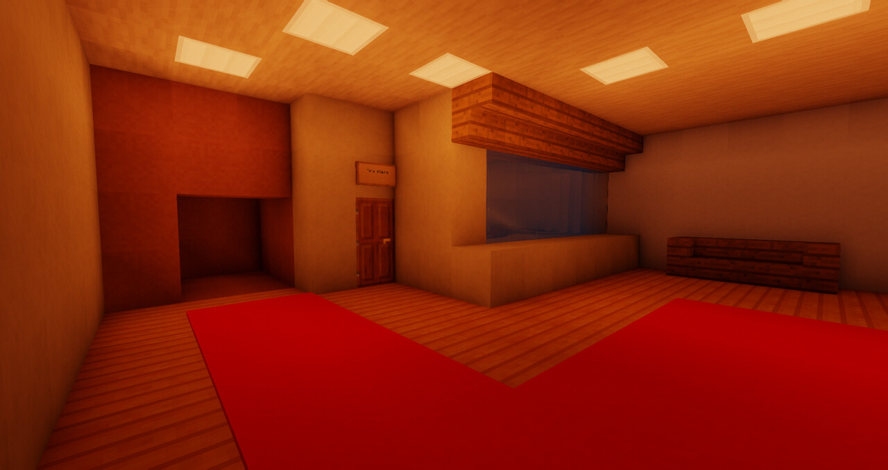 four story apartment and cafe Minecraft Map