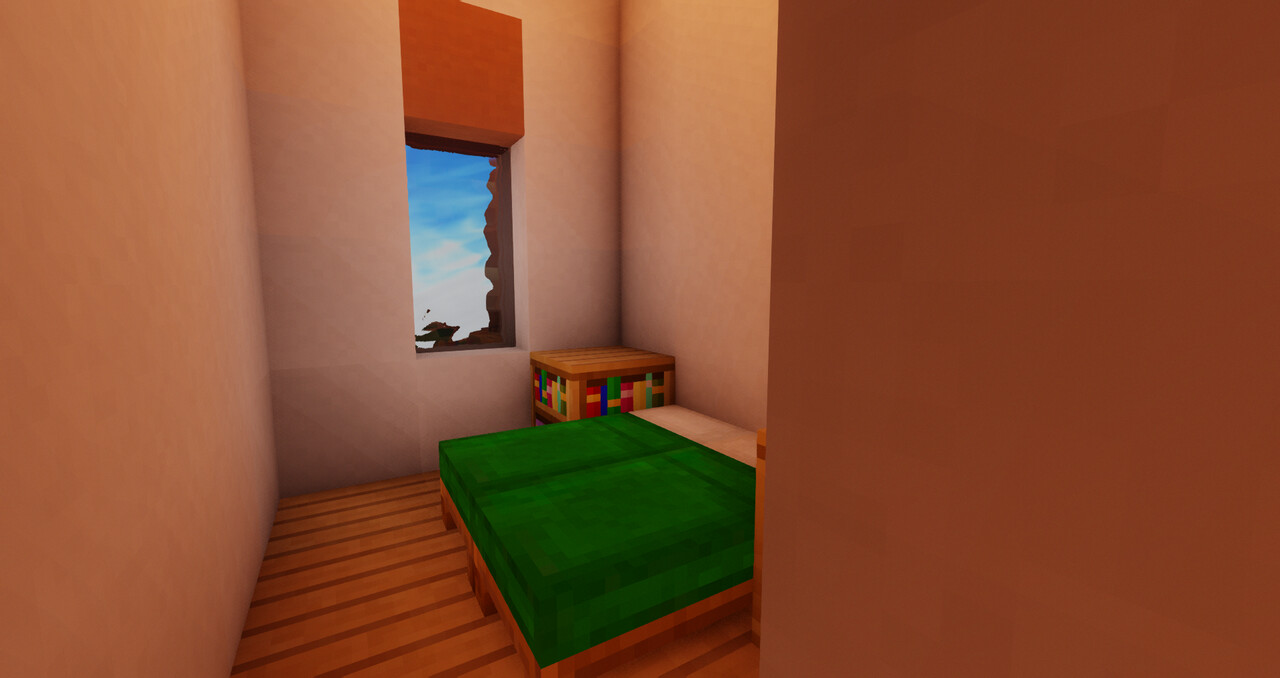 four story apartment and cafe Minecraft Map