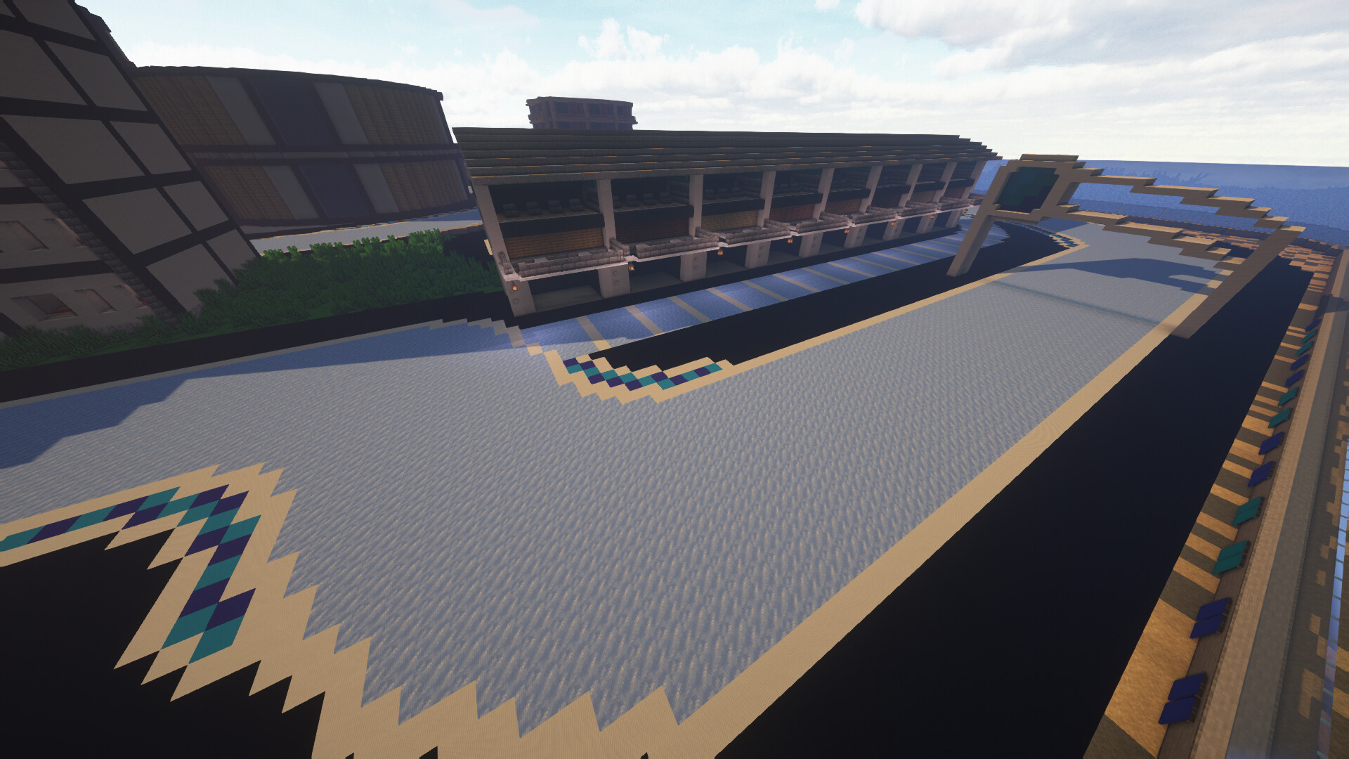 Haliwood Coast Raceway Minecraft Map
