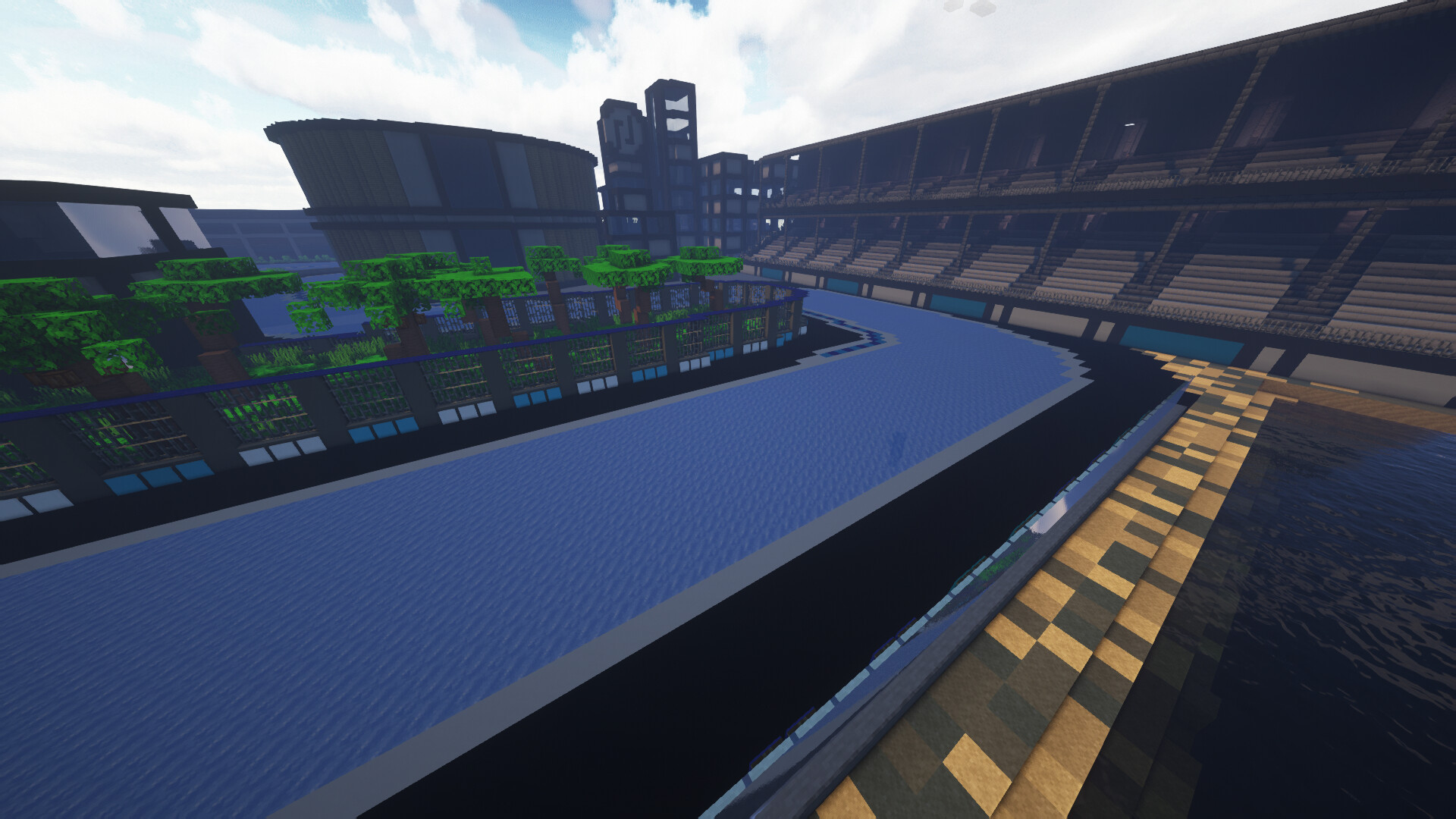 Haliwood Coast Raceway Minecraft Map