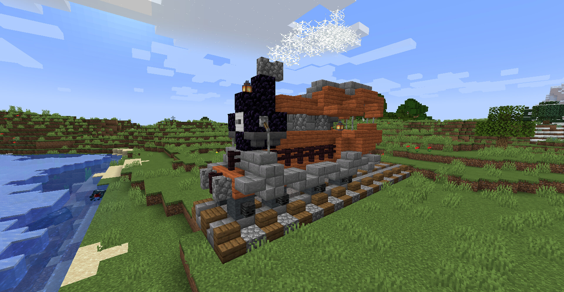 Minecraft steam engine but TheDream31 Minecraft Map