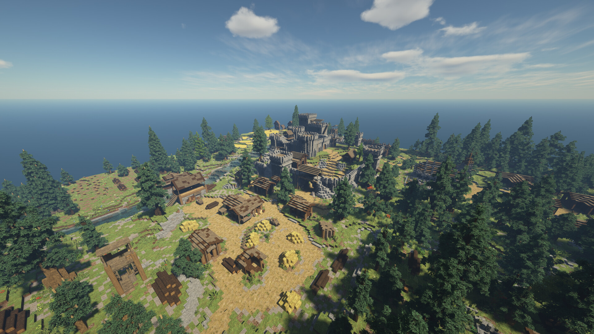 Grad | A Medieval Castle Minecraft Map