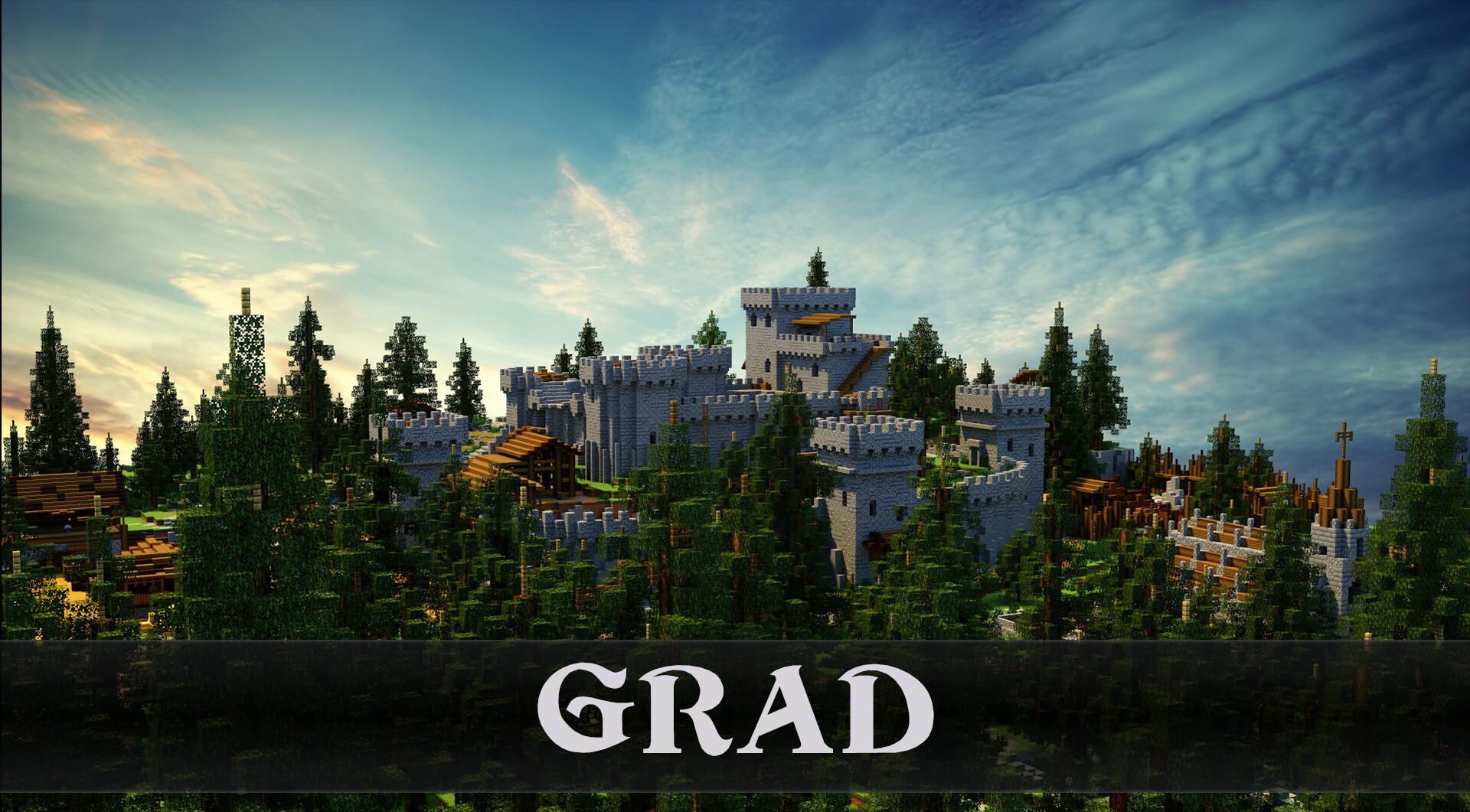Grad | A Medieval Castle Minecraft Map