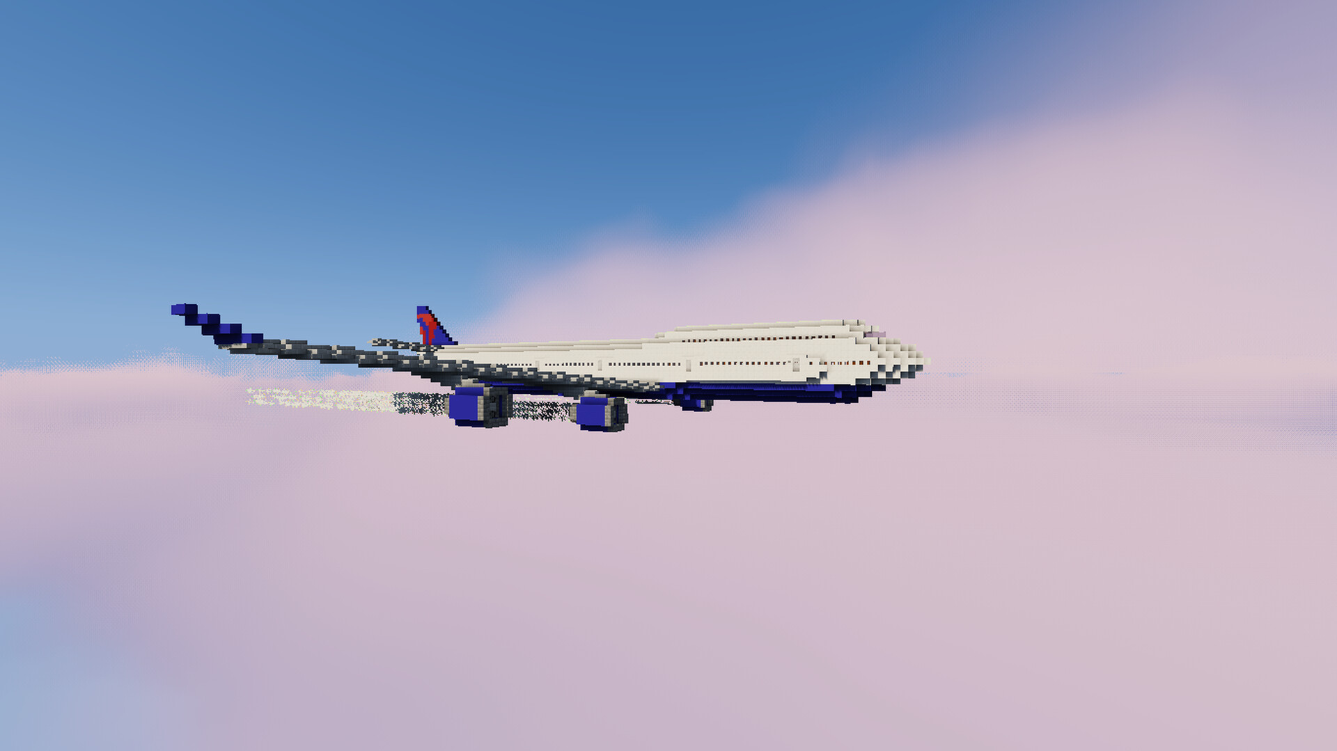 Boeing 747 Minecraft Map