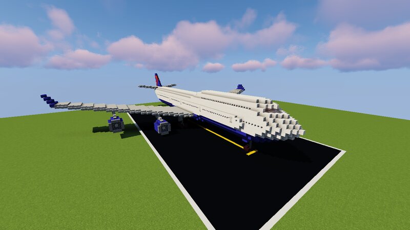 Boeing 747 Minecraft Map