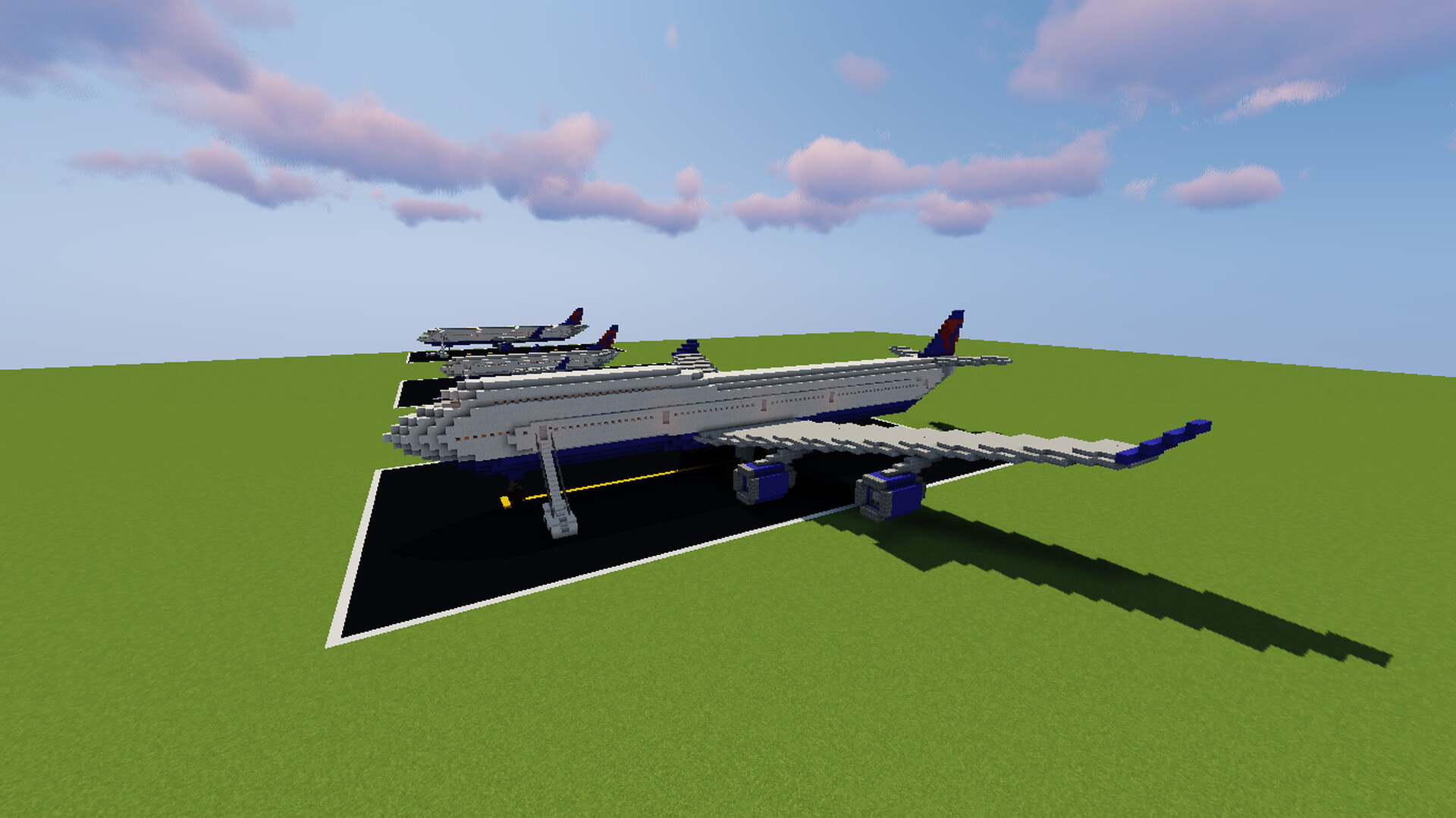 Boeing 747 Minecraft Map