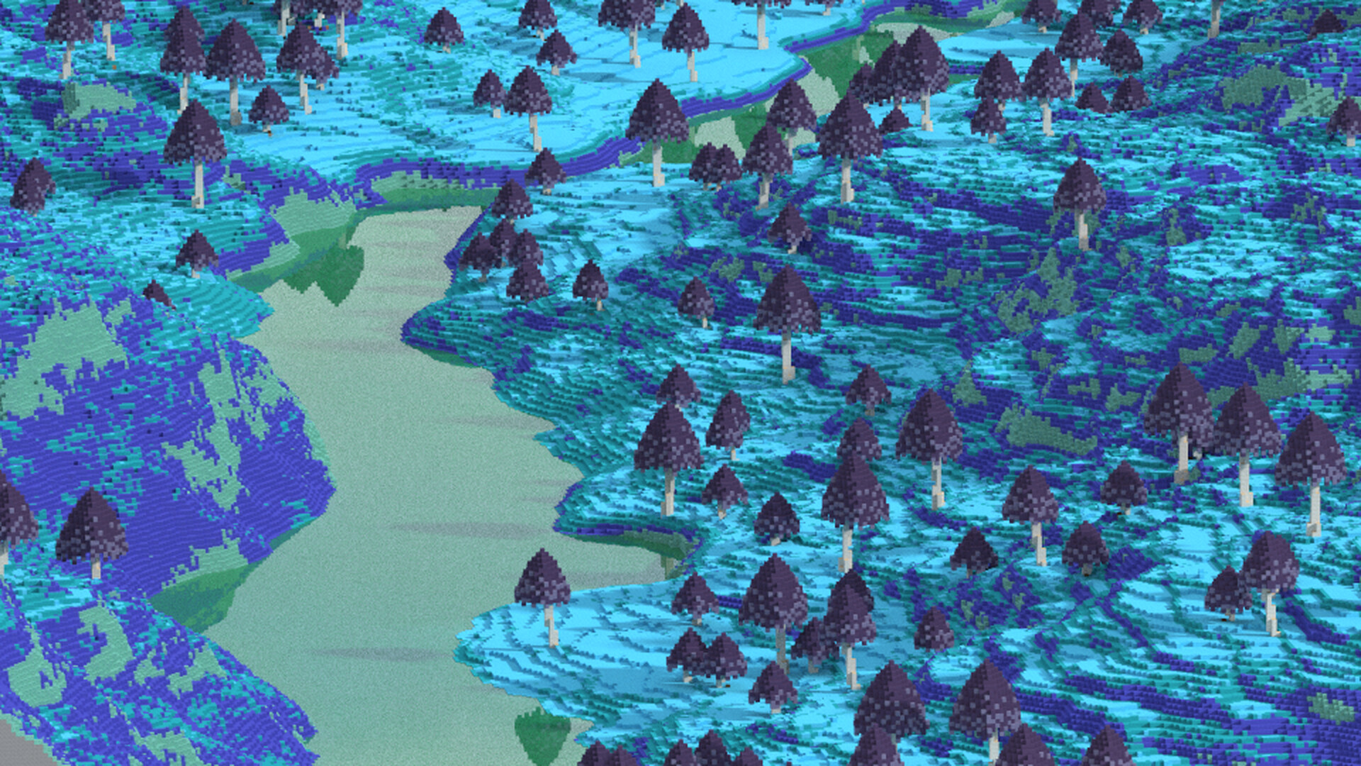 Fantasy/Space Landscape Minecraft Map