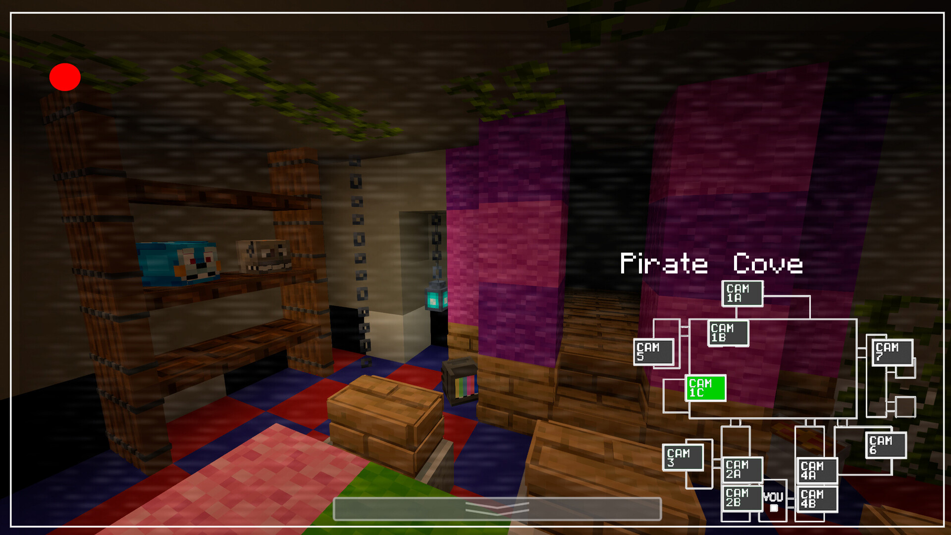 FNAF 1 Pizzeria Multiplayer Minecraft Map