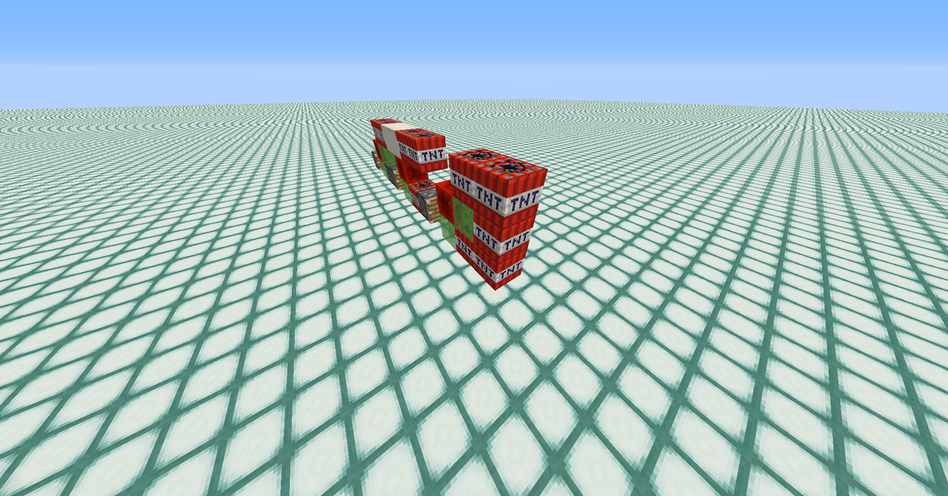 Minecraft TNT Missile | Tiny Max | 1 Block Wide | Minecraft Map