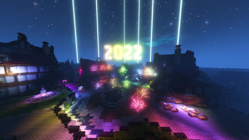 We made an EPIC Minecraft firework show! Minecraft Map