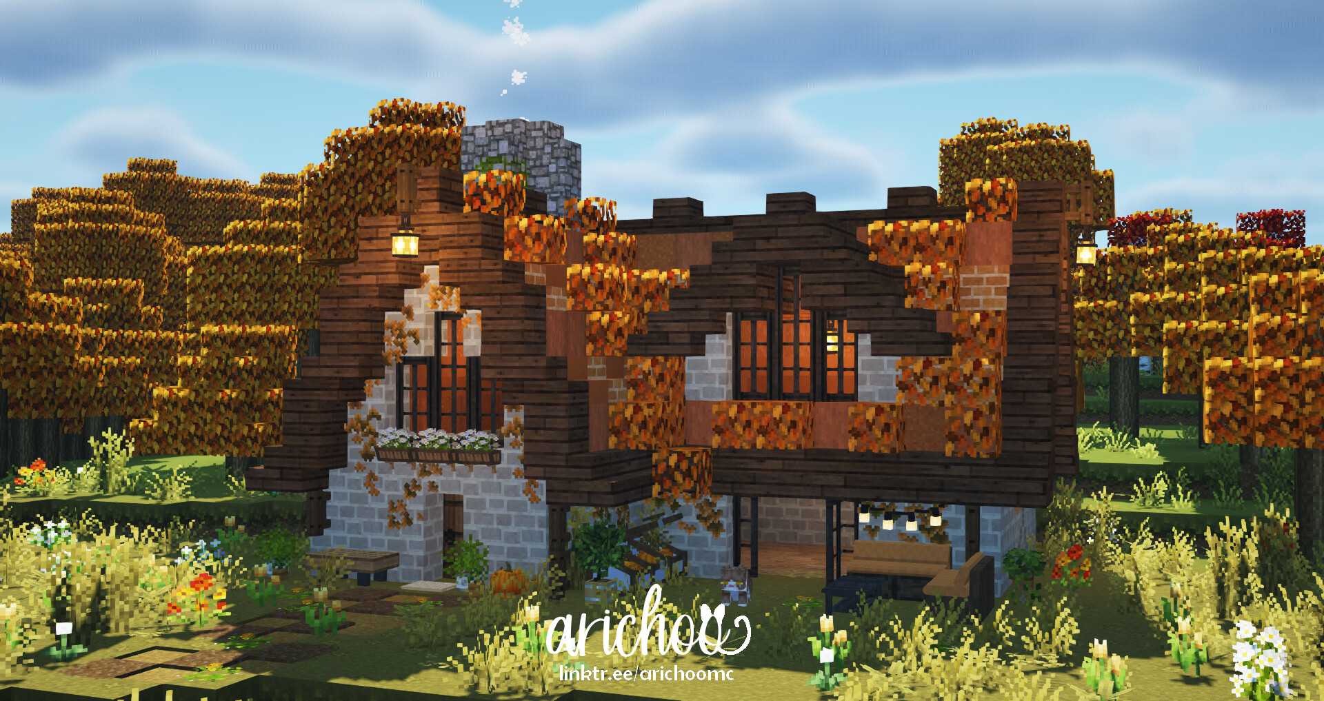 Autumn Cottage 🍂🍁 Minecraft Map