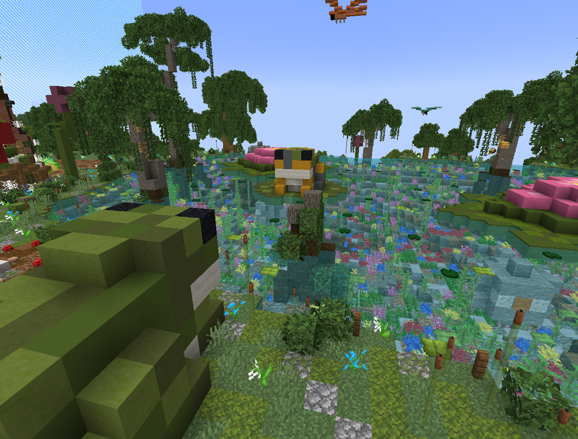 Custom Frogs (Diamond Network Hub) Minecraft Map