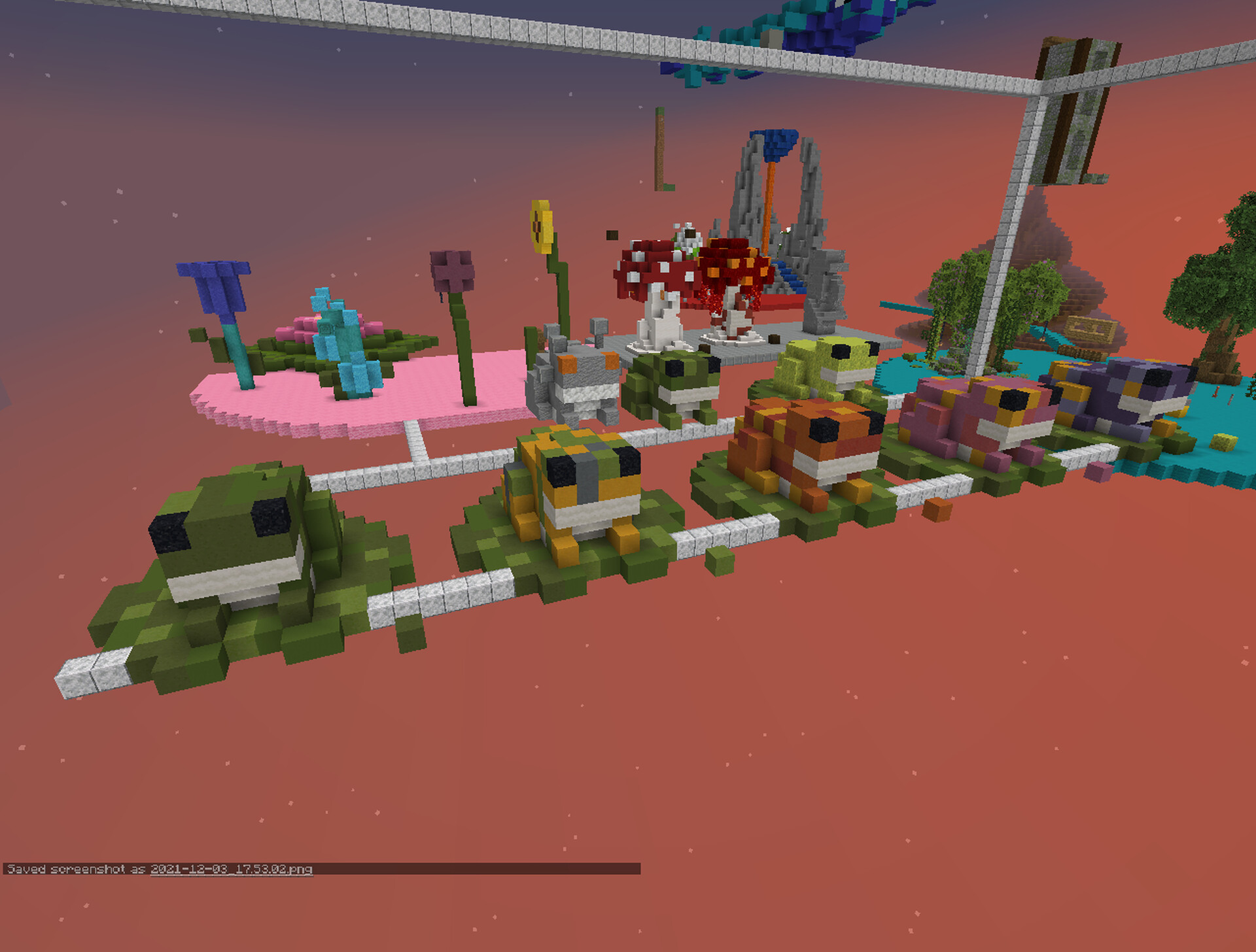 Custom Frogs (Diamond Network Hub) Minecraft Map