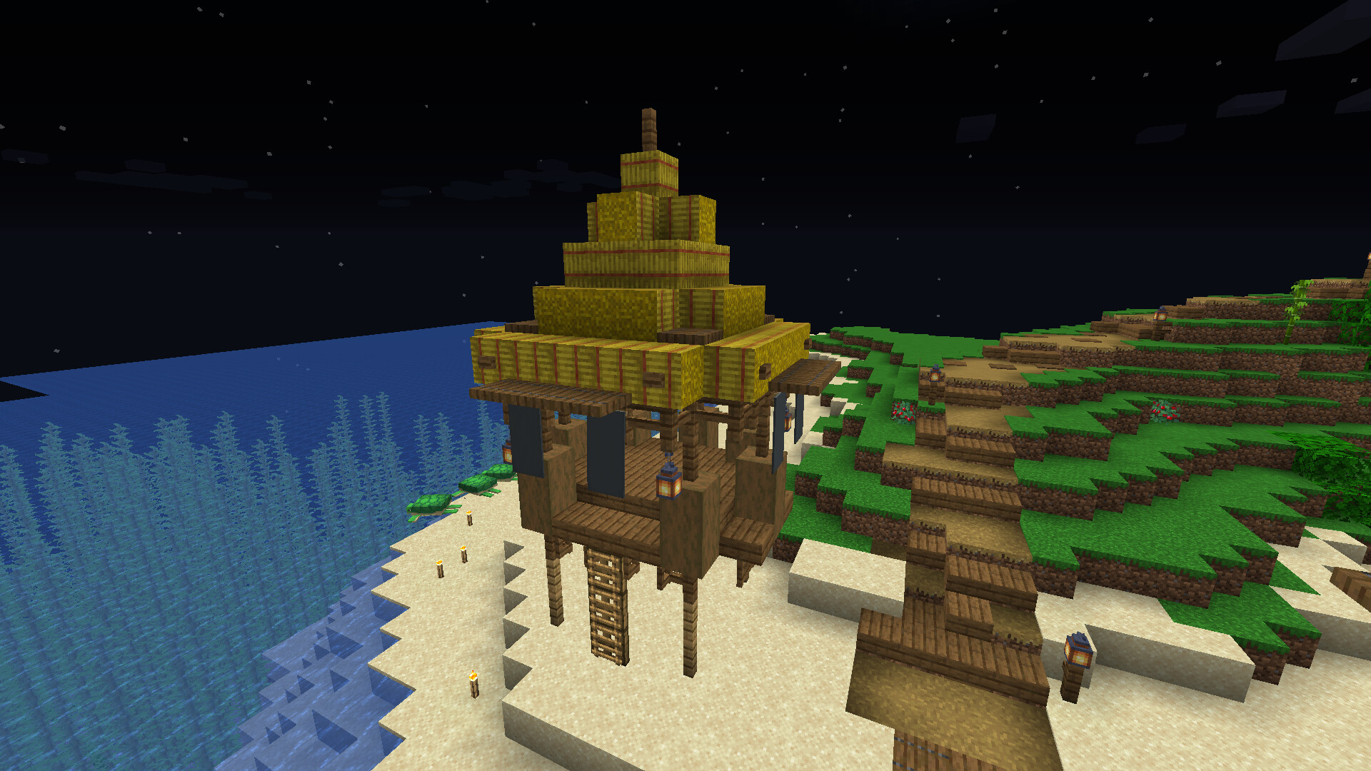 Tropical hut Minecraft Map