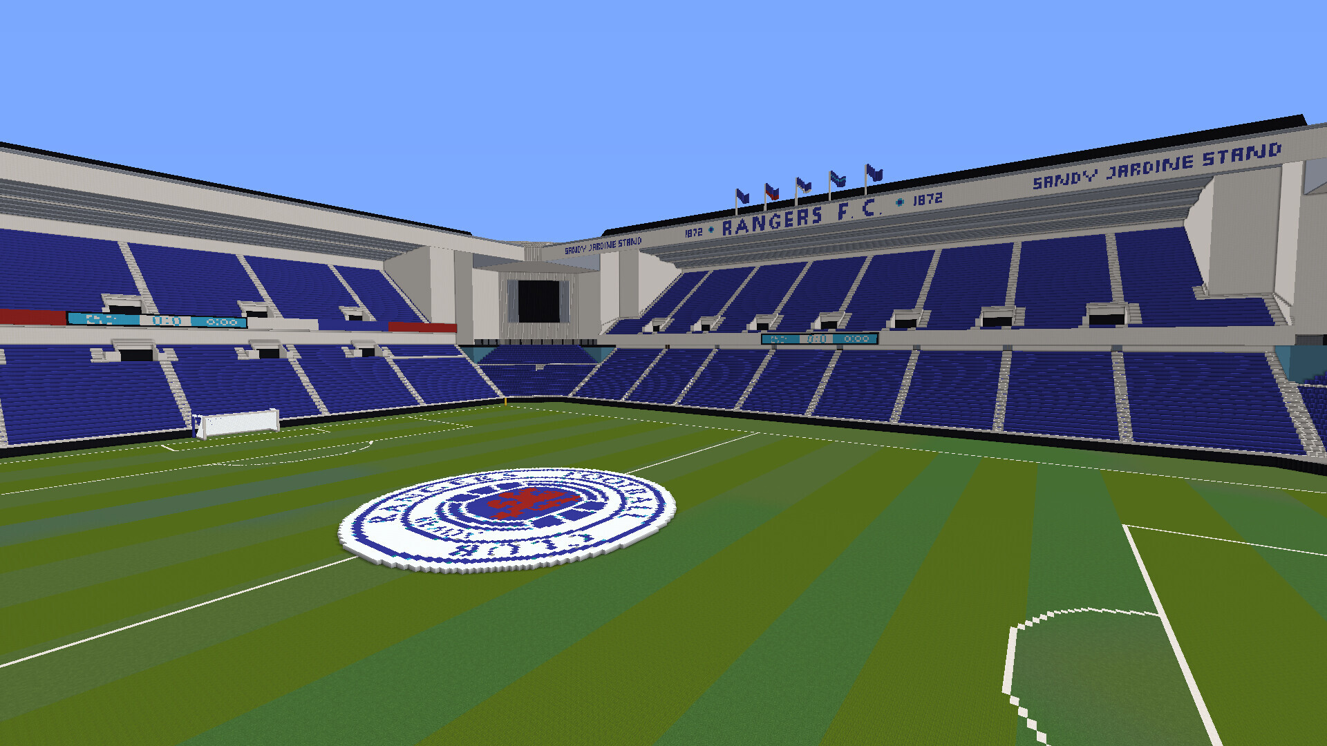 Ibrox Stadium in Minecraft [1.17.1] Minecraft Map