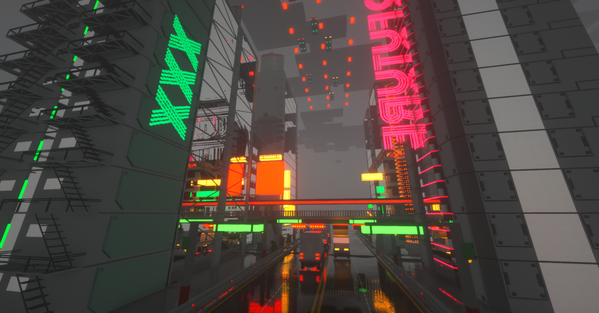 Another cyberpunk project Minecraft Map