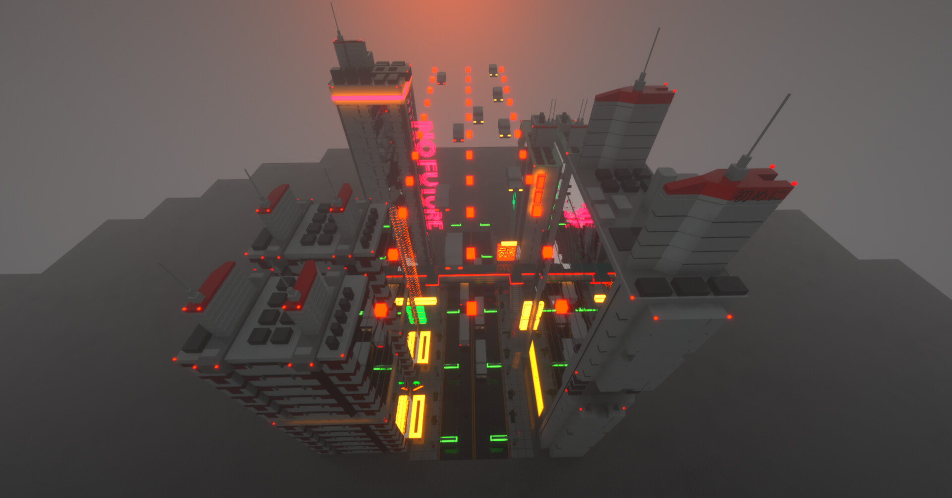 Another cyberpunk project Minecraft Map