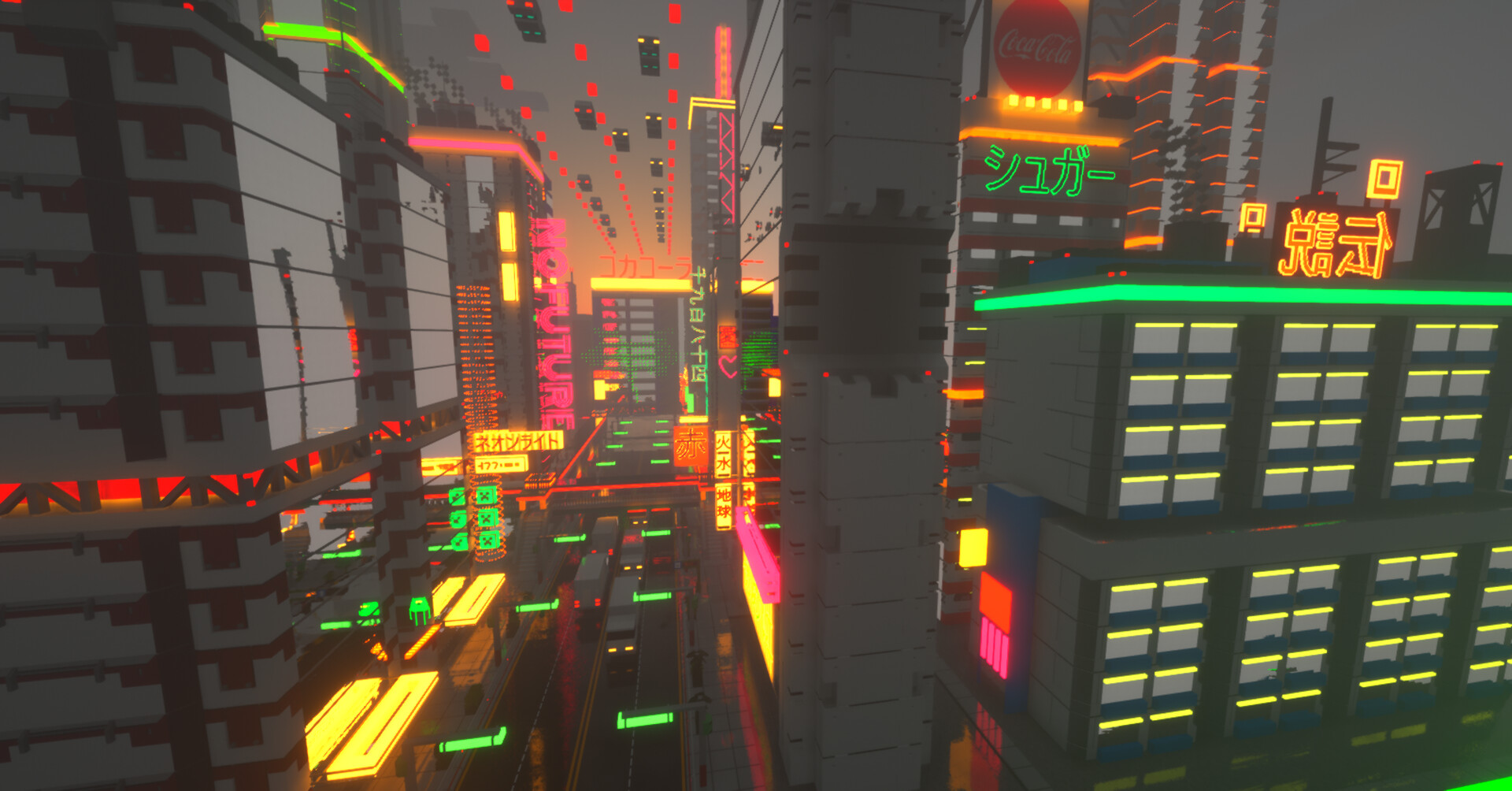 Another cyberpunk project Minecraft Map