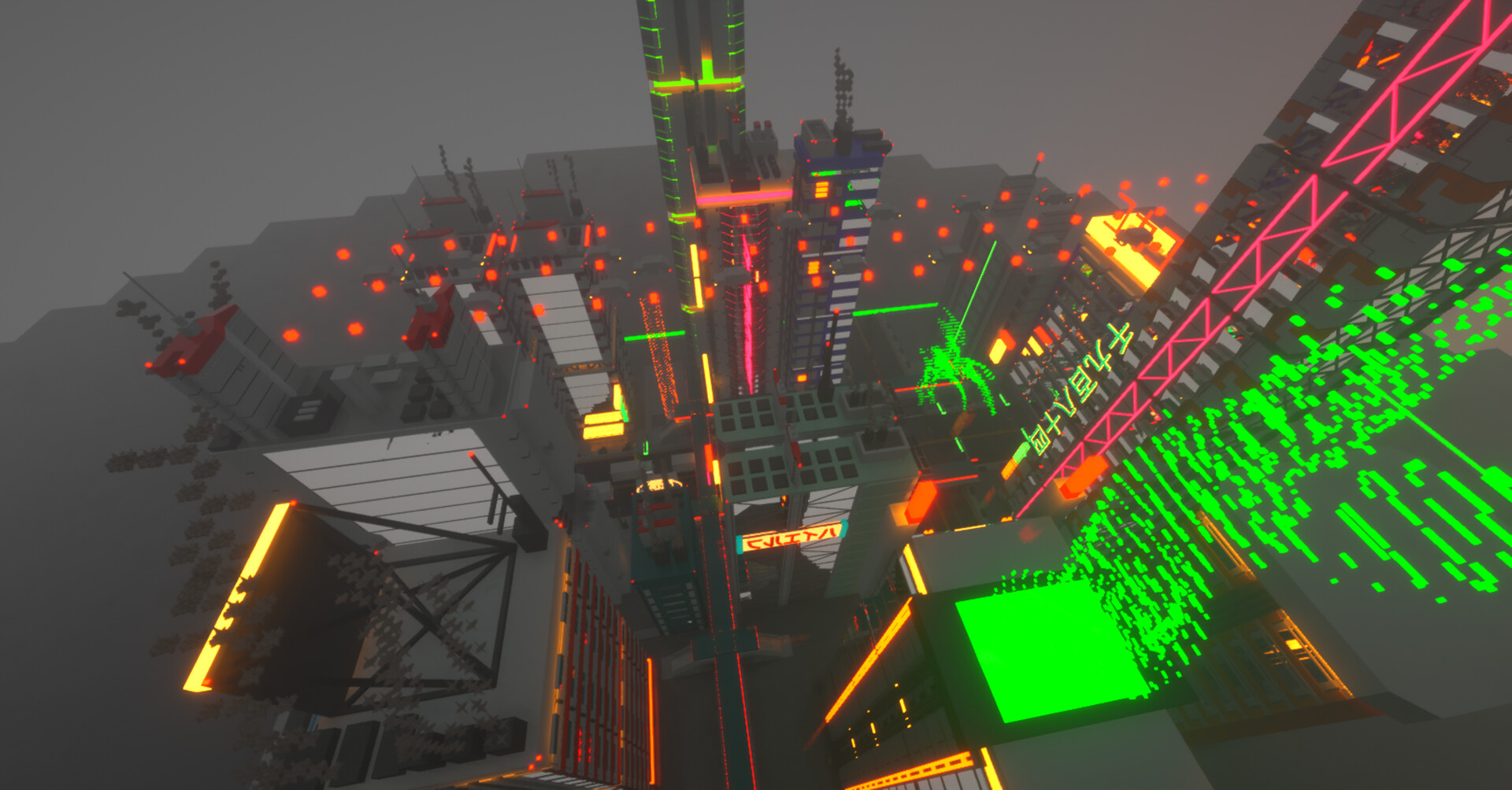 Another cyberpunk project Minecraft Map