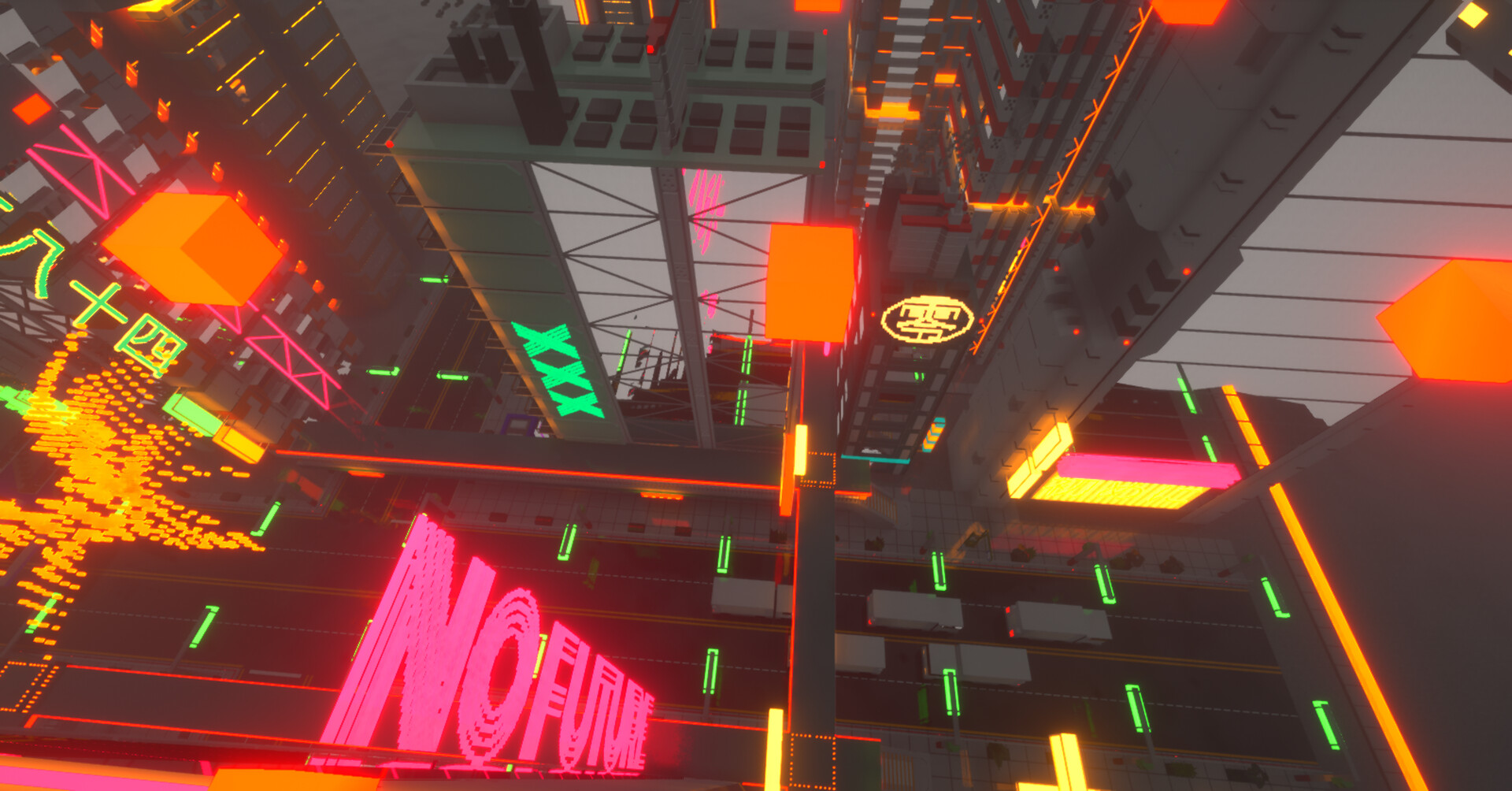 Another cyberpunk project Minecraft Map